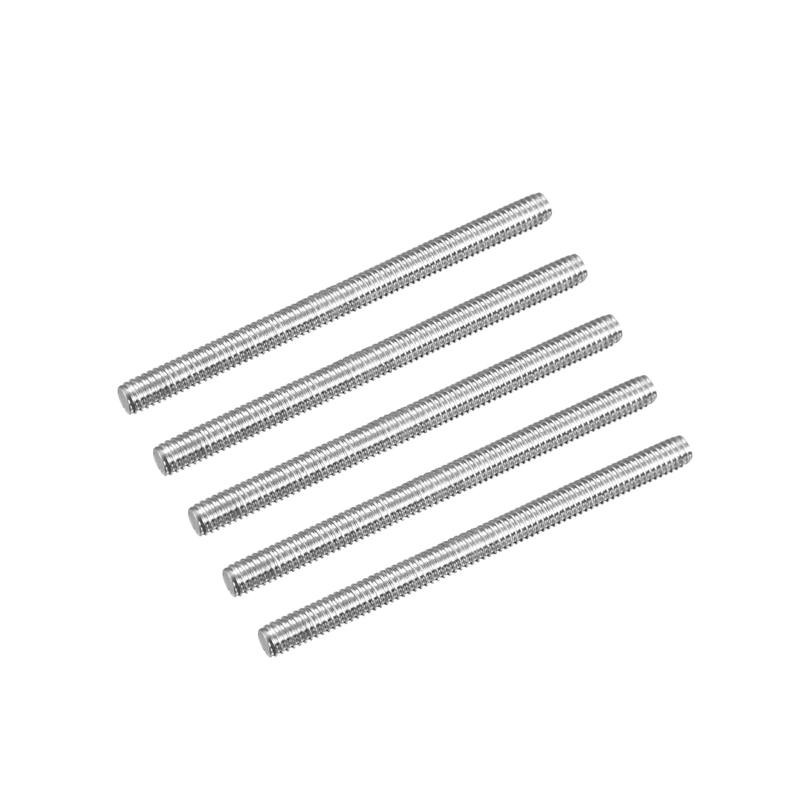 Uxcell Fully Threaded Rod M4 x 50mm 0.7mm Thread Pitch 304 Stainless ...