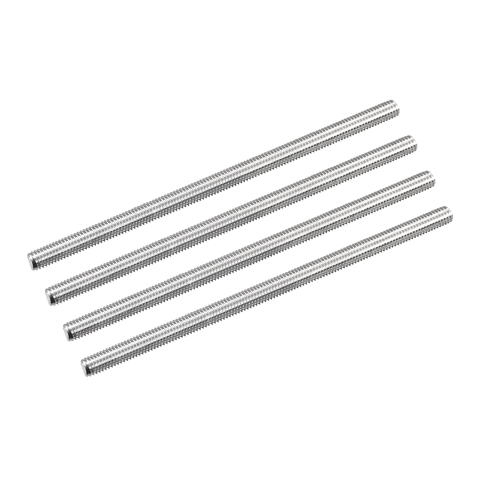 Uxcell Fully Threaded Rod M5 x 100mm 0.8mm Thread Pitch 304 Stainless ...