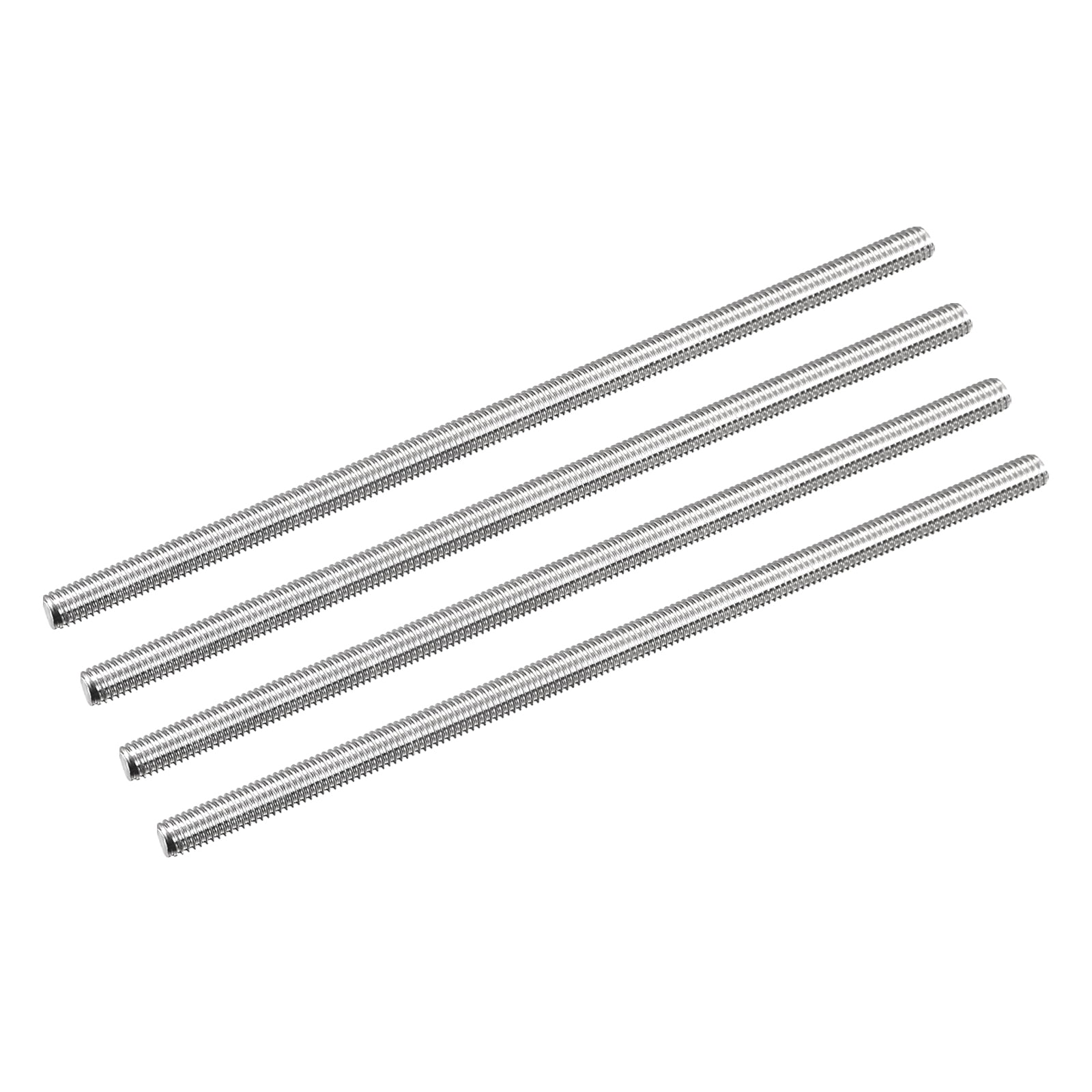 Uxcell Fully Threaded Rod M5 x 130mm 0.8mm Thread Pitch 304 Stainless ...