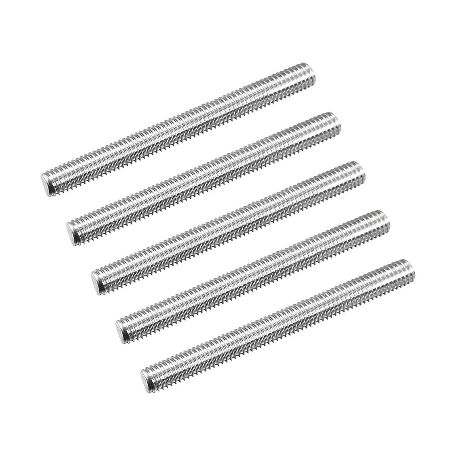 Uxcell Fully Threaded Rod M5 x 50mm 0.8mm Thread Pitch 304 Stainless ...