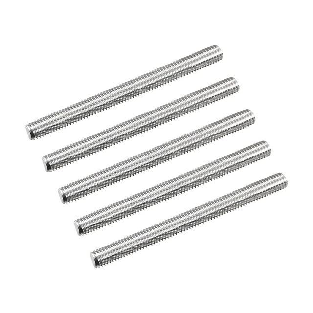 Uxcell Fully Threaded Rod M5 x 55mm 0.8mm Thread Pitch 304 Stainless ...