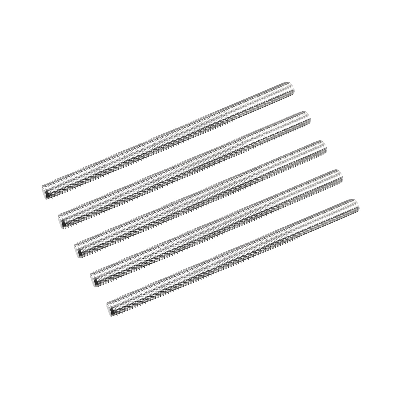 Uxcell Fully Threaded Rod M5 x 80mm 0.8mm Thread Pitch 304 Stainless ...