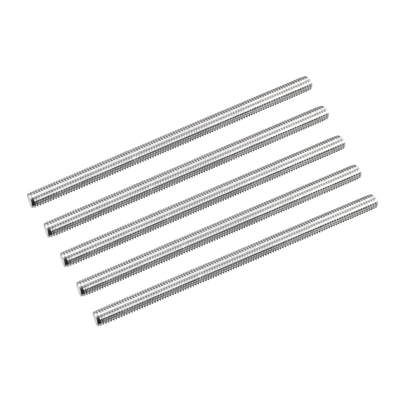 Uxcell Fully Threaded Rod M5 x 90mm 0.8mm Thread Pitch 304 Stainless ...