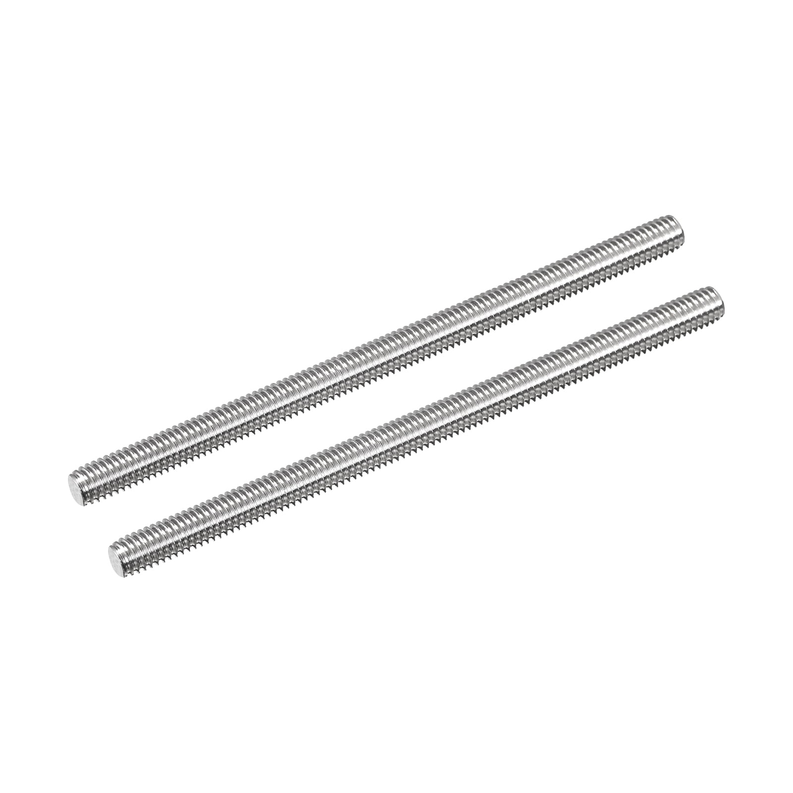 Uxcell Fully Threaded Rod M6 x 100mm 1mm Thread Pitch 304 Stainless ...