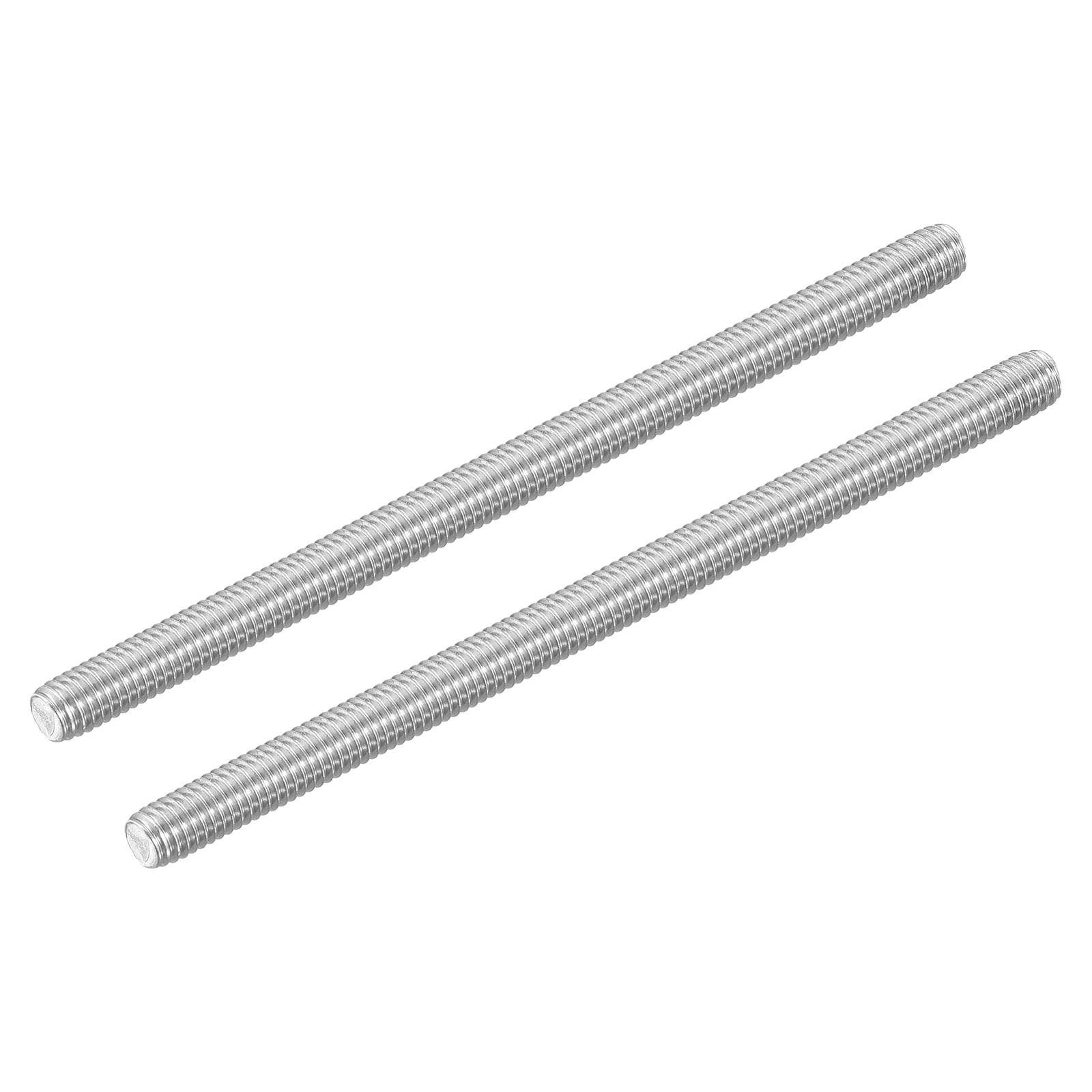 2Pcs M6-1.0x100mm Fully Threaded Rods, 304 Stainless Steel Thread Bar ...