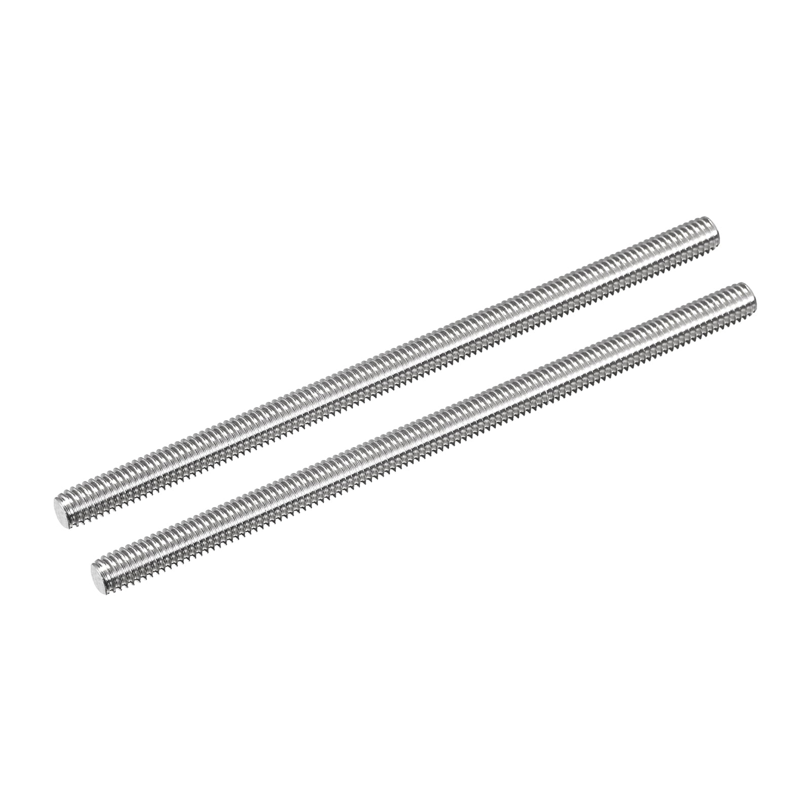 Uxcell Fully Threaded Rod M6 x 110mm 1mm Thread Pitch 304 Stainless ...