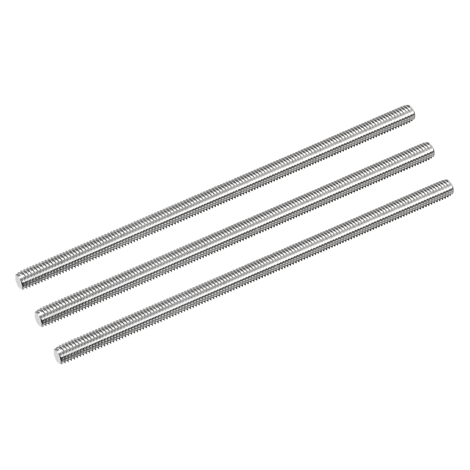 Uxcell Fully Threaded Rod M6 x 140mm 1mm Thread Pitch 304 Stainless ...