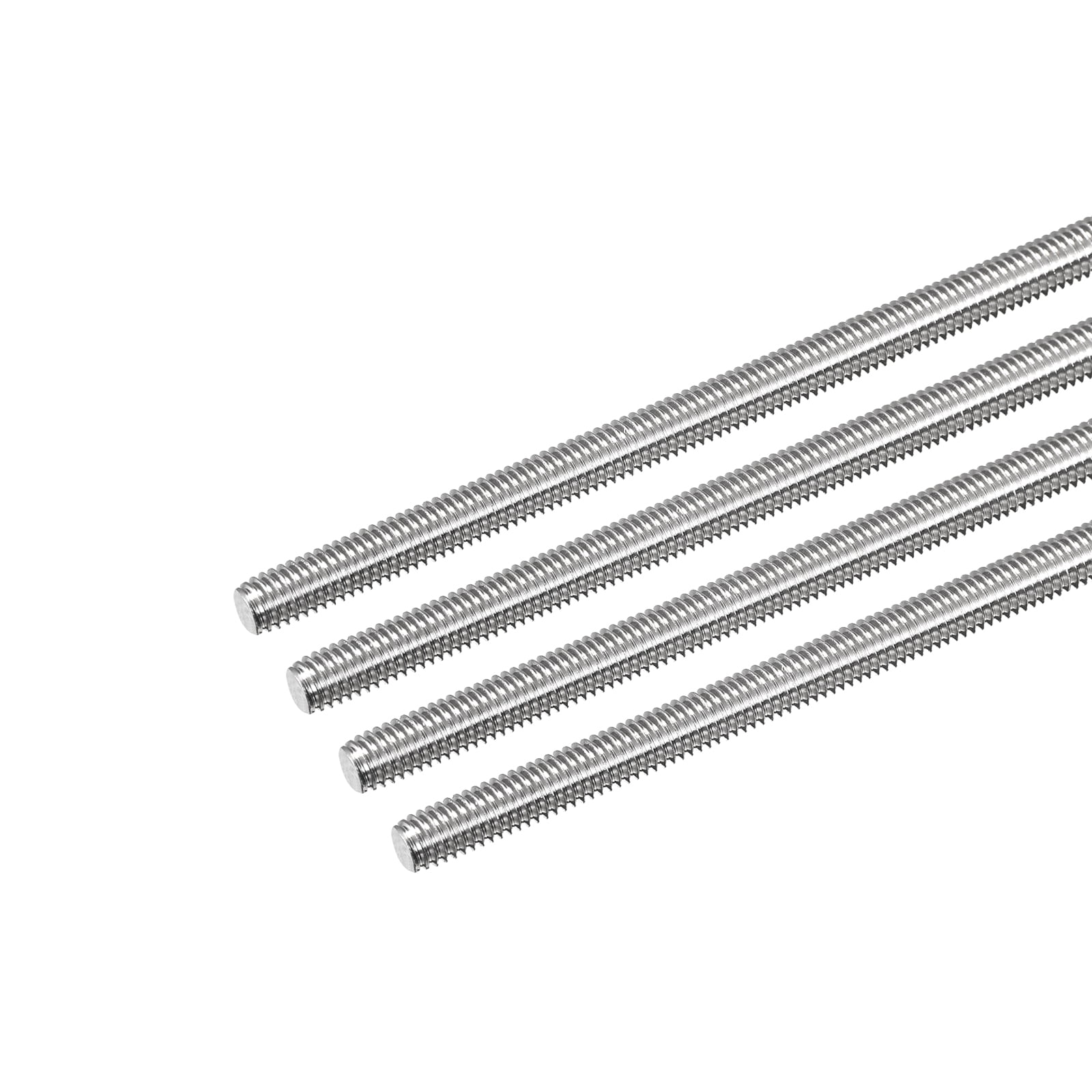 Uxcell Fully Threaded Rod M6 x 450mm 1mm Thread Pitch 304 Stainless ...