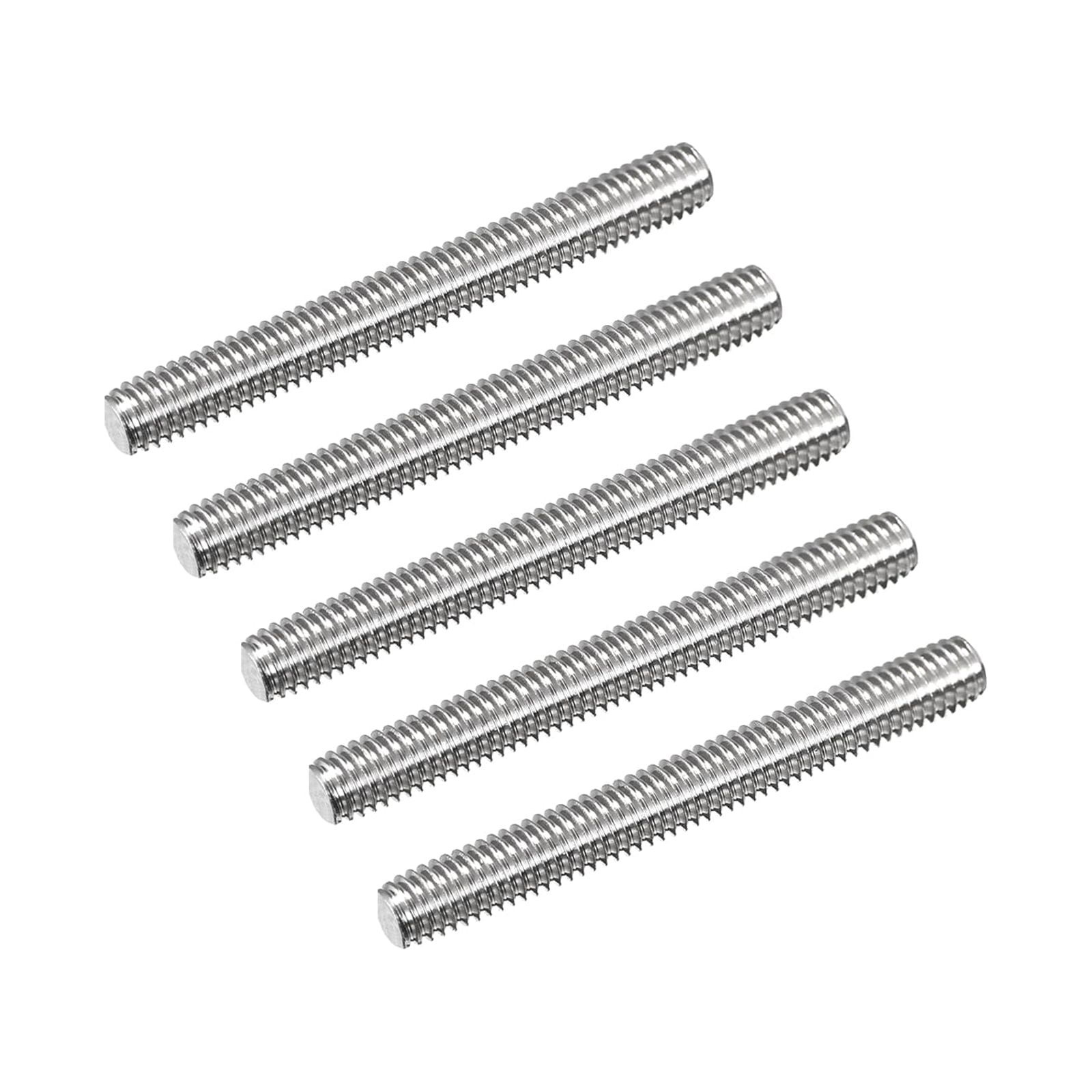 Uxcell Fully Threaded Rod M6 x 50mm 1mm Thread Pitch 304 Stainless ...
