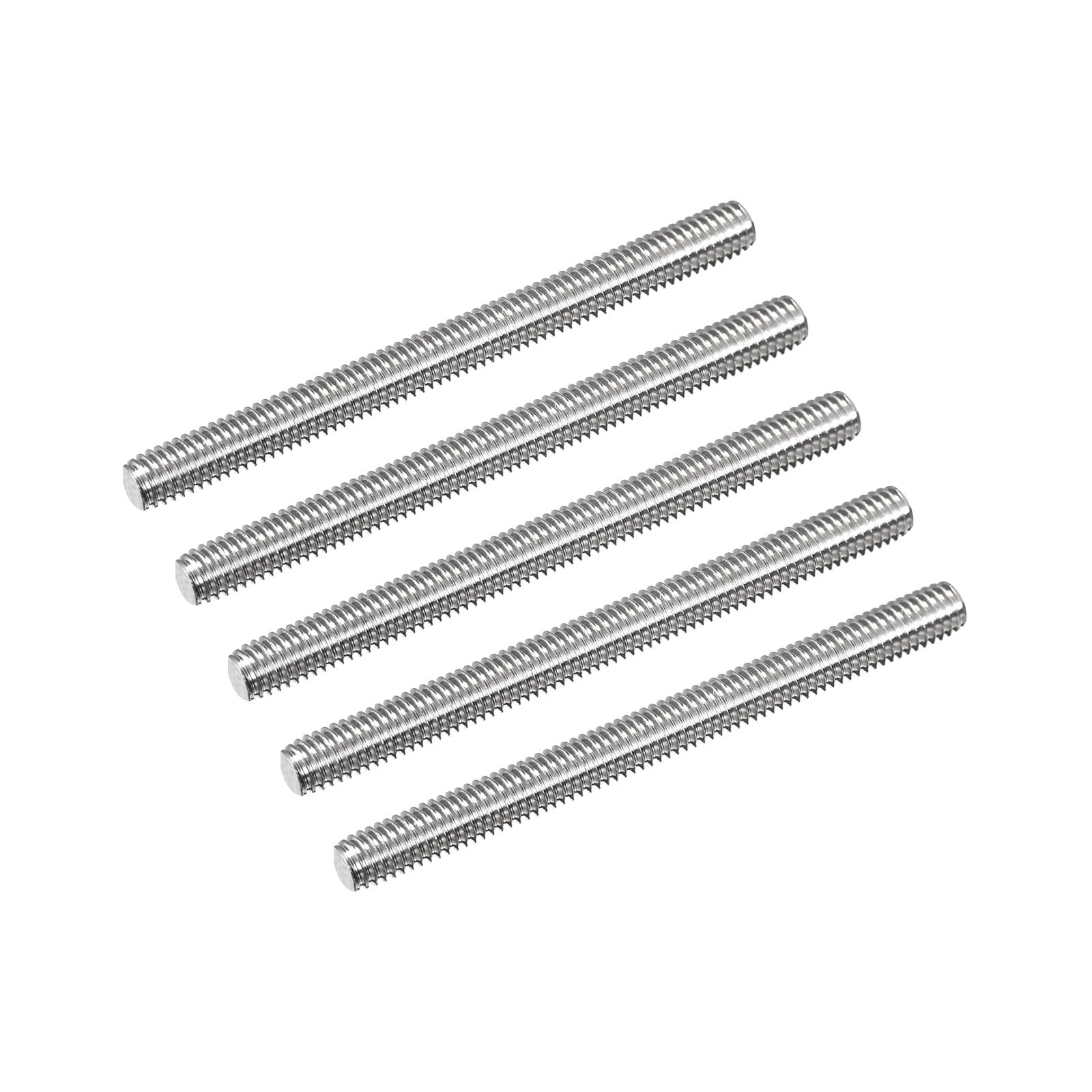 Uxcell Fully Threaded Rod M6 x 70mm 1mm Thread Pitch 304 Stainless ...