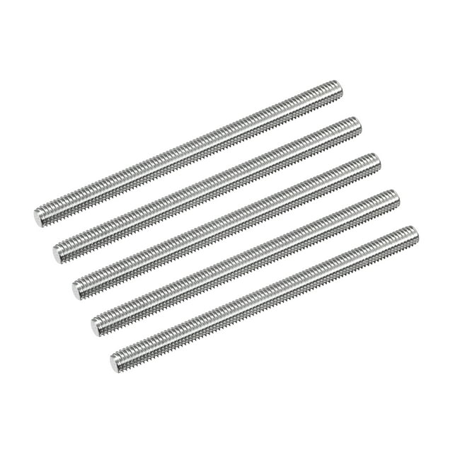 Uxcell Fully Threaded Rod M6 x 90mm 1mm Thread Pitch 304 Stainless ...
