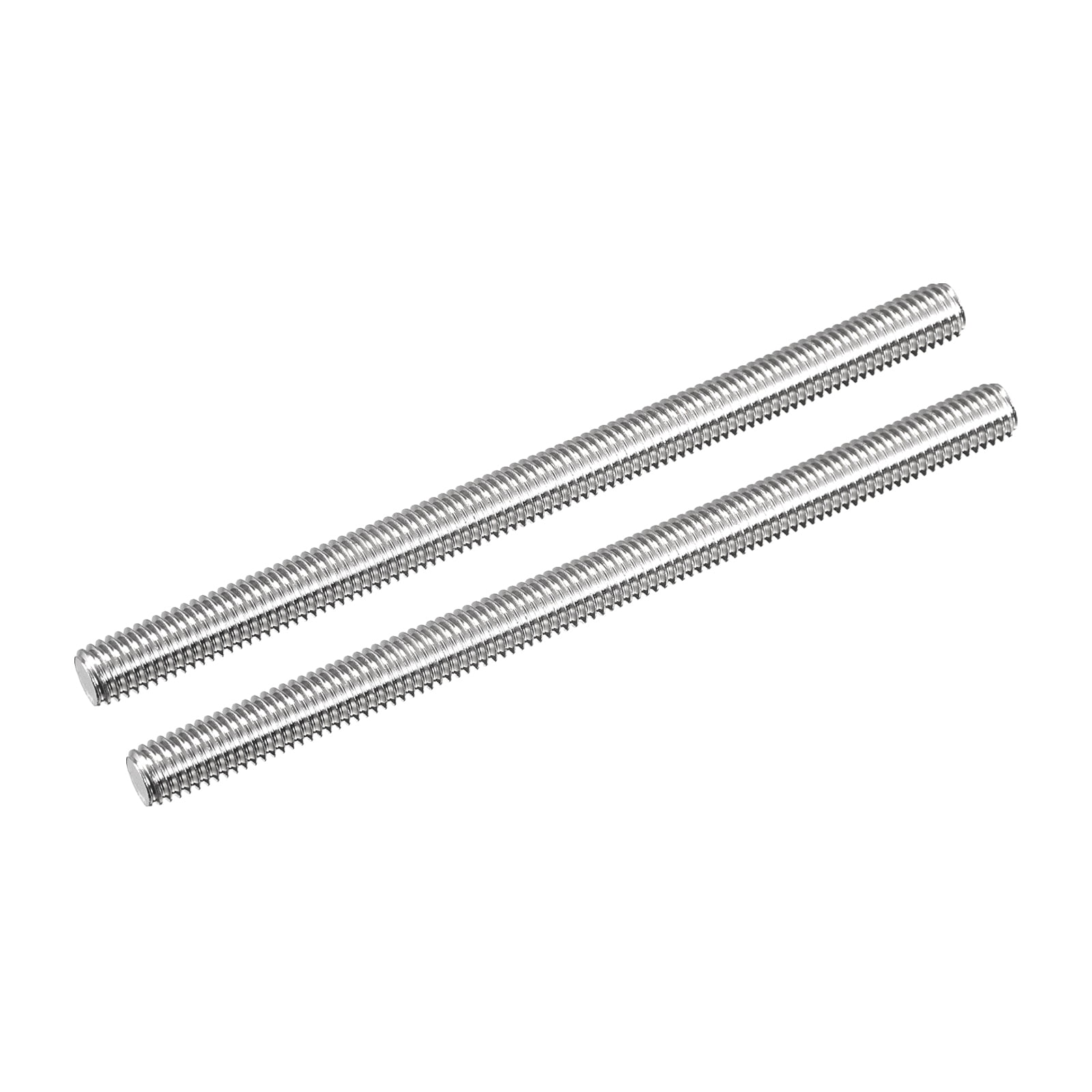 Uxcell Fully Threaded Rod M8 x 120mm 1.25mm Thread Pitch 304 Stainless ...