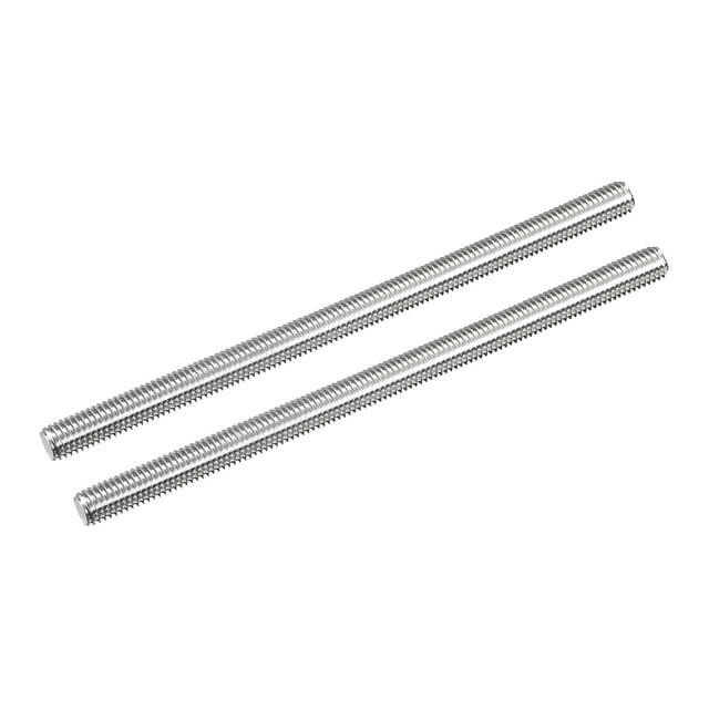 Uxcell Fully Threaded Rod M8 x 140mm 1.25mm Thread Pitch 304 Stainless ...