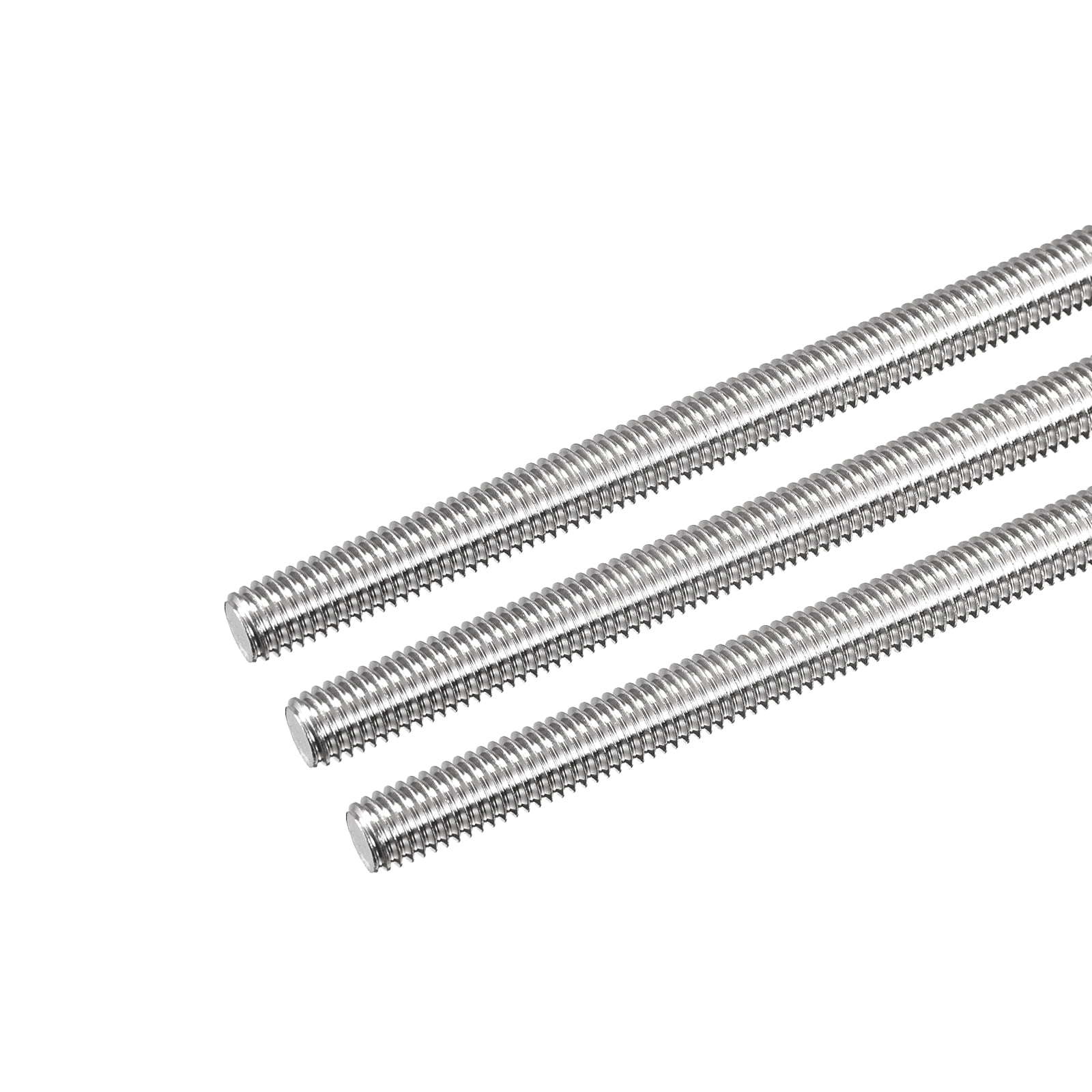 Uxcell Fully Threaded Rod M8 x 170mm 1.25mm Thread Pitch 304 Stainless ...