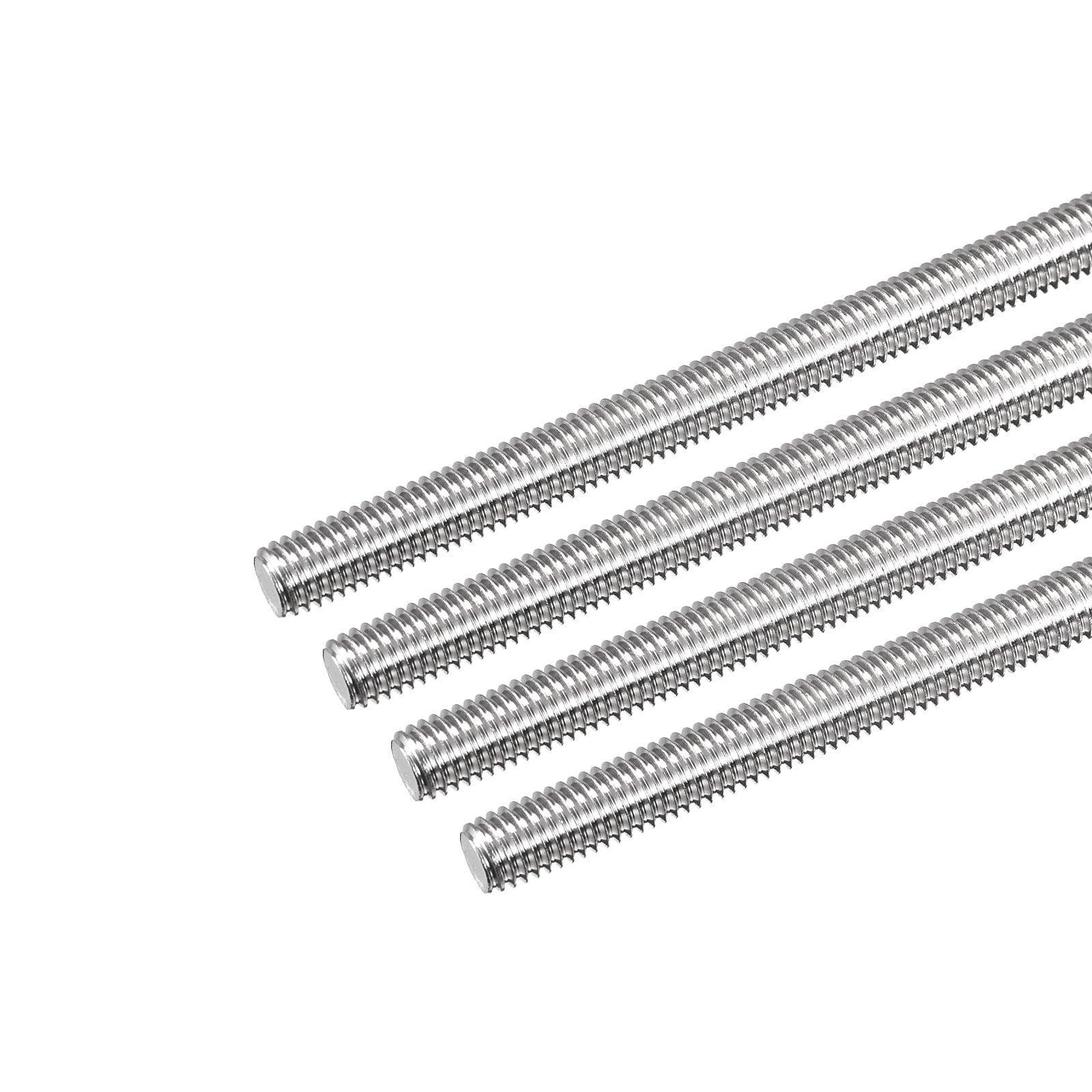 Uxcell Fully Threaded Rod M8 x 300mm 1.25mm Thread Pitch 304 Stainless ...