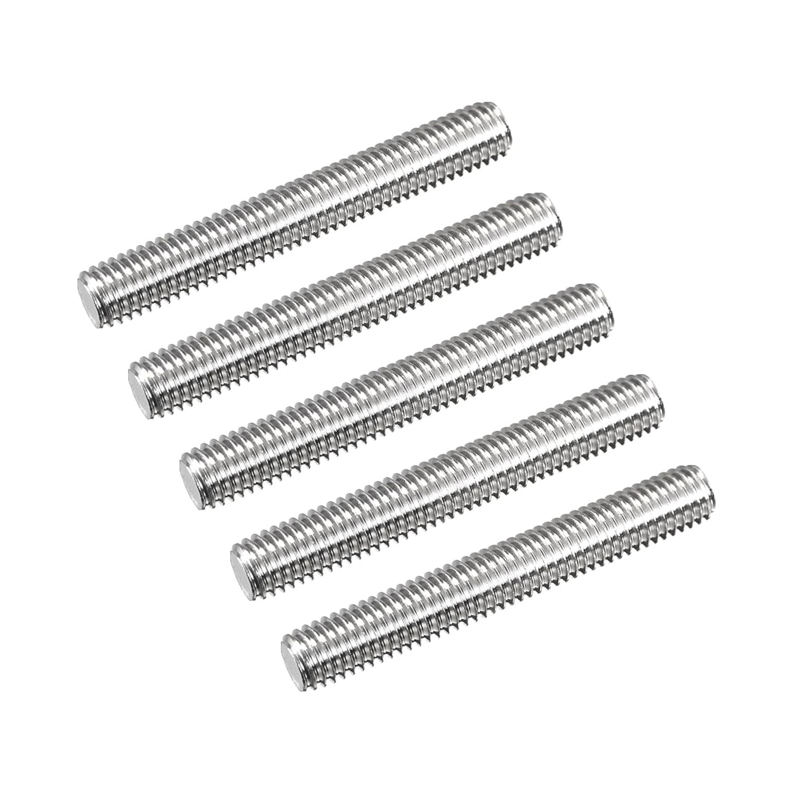 Uxcell Fully Threaded Rod M8 x 55mm 1.25mm Thread Pitch 304 Stainless ...