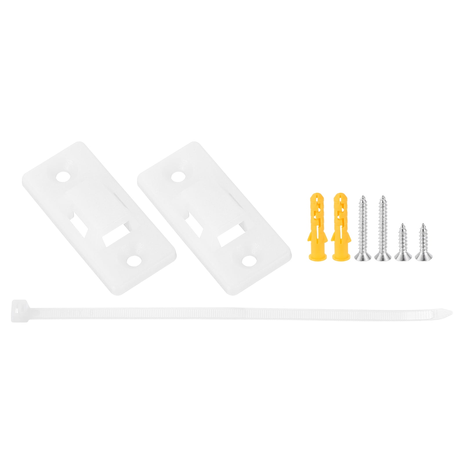 Uxcell Furniture Anchors (6 Packs), Plastic Anti Tip Furniture Anchors ...