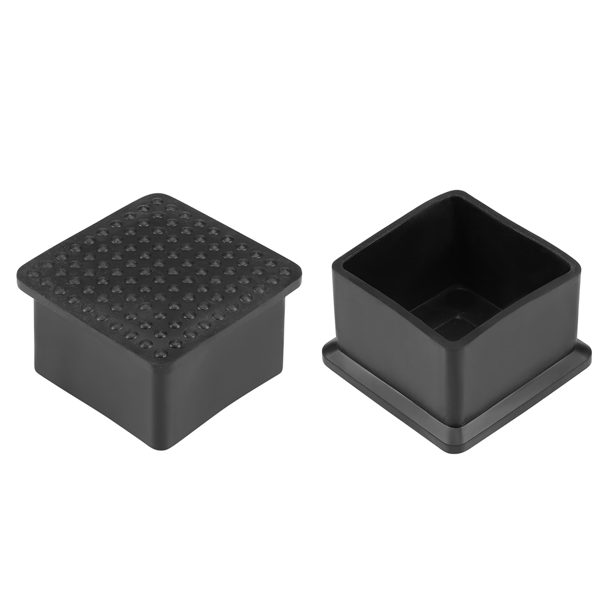 Uxcell Furniture Caps, 1.50" x 1.50" Square Shaped Table Chair Legs ...