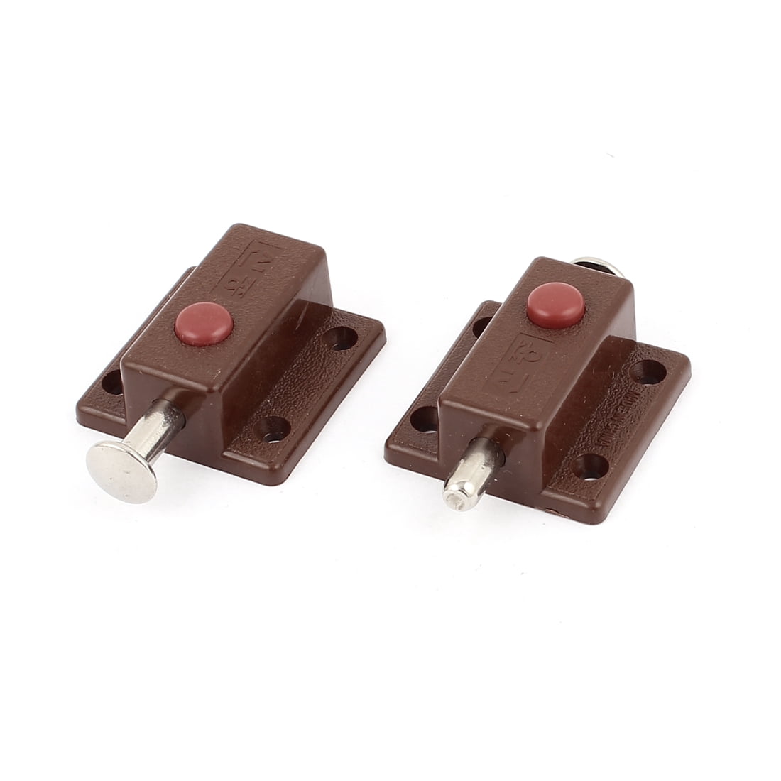 Uxcell Furniture Furniture Door Press Button Automatic Bolt Latch Lock ...