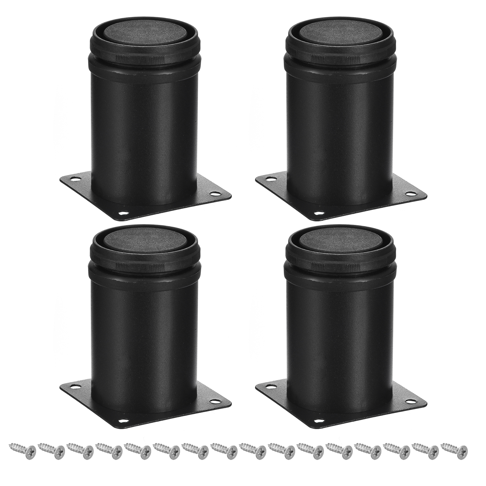 Uxcell Furniture Leg, 4Pcs 3 Inch Adjustable Drawer Legs with Screws ...
