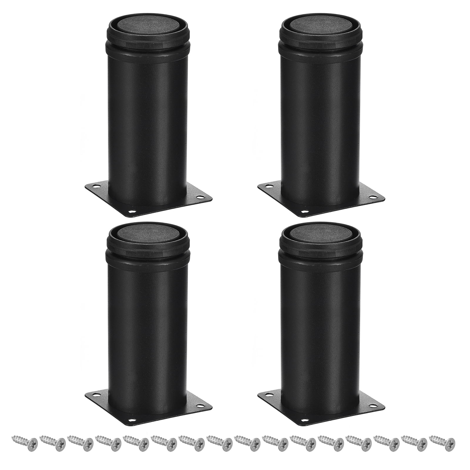 Uxcell Furniture Leg, 4Pcs 4.7 Inch Adjustable Drawer Legs with Screws ...