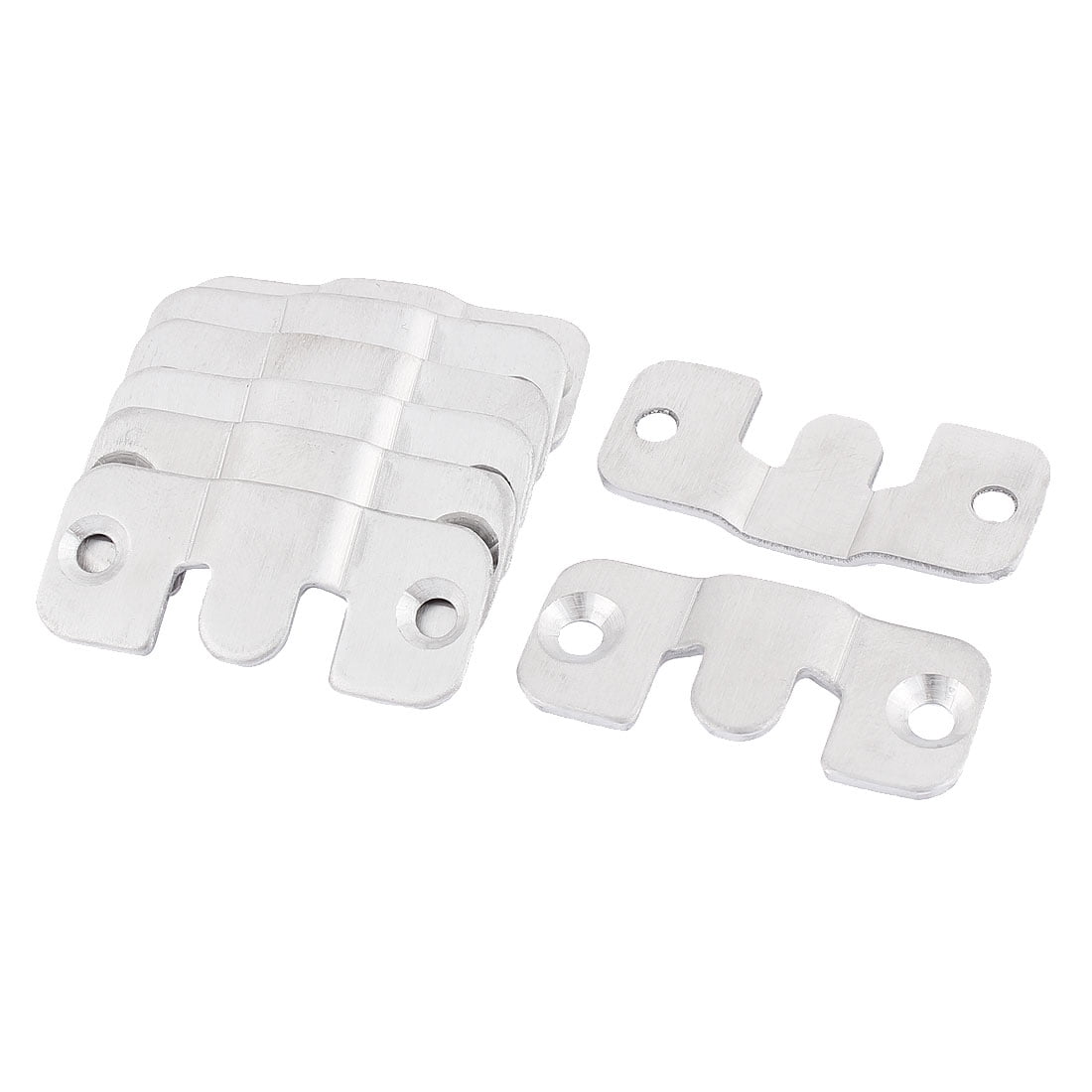 Uxcell Furniture Photo Frame Stainless Steel Interlock Bracket ...