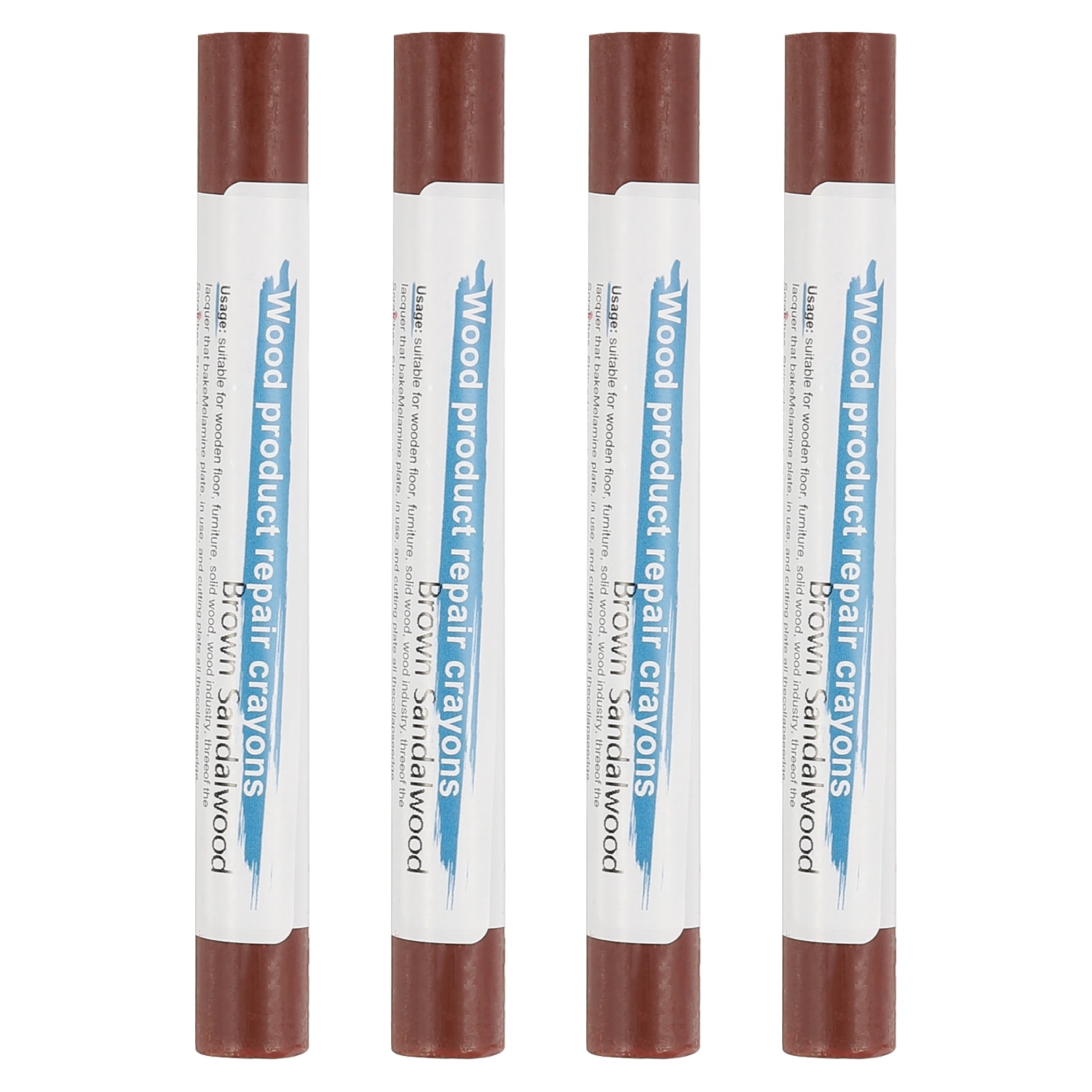 Uxcell Furniture Repair Crayons, 4 Pcs Wax Wood Filler Sticks Wood Wax ...