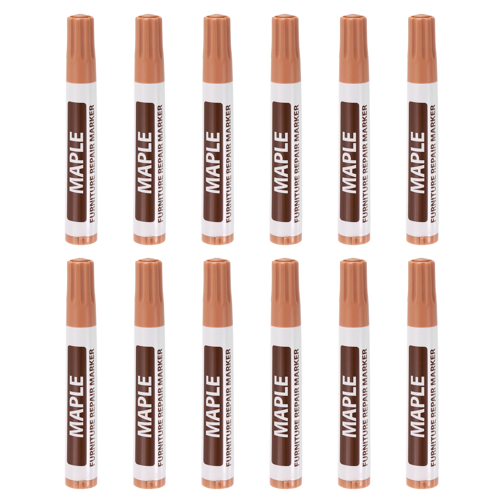Uxcell Furniture Repair Wood Markers, 12 Pack Maple Touch Up Filler ...