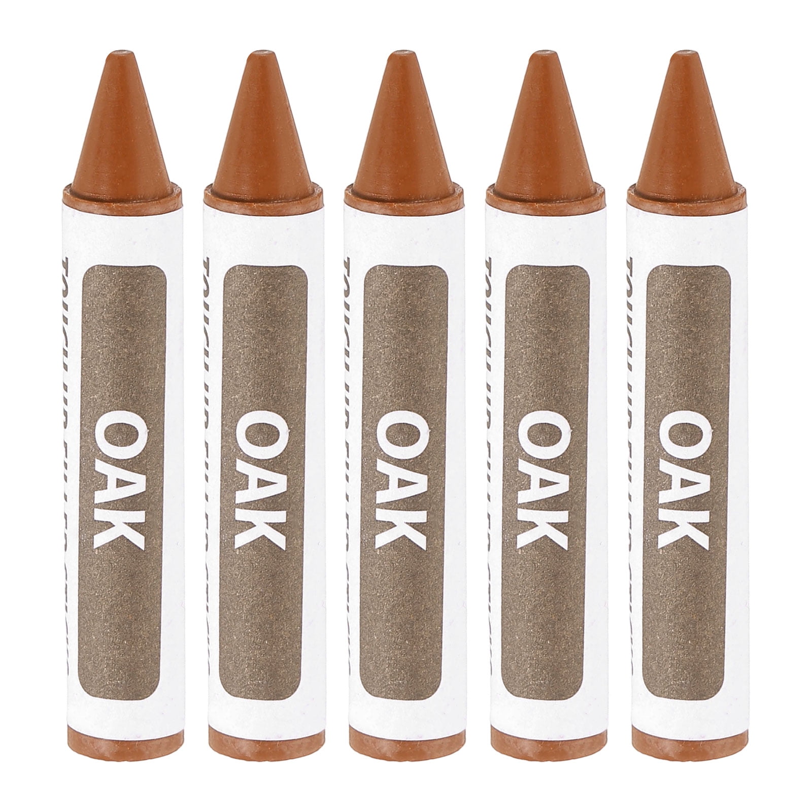 Uxcell Furniture Repair Wood Markers, 5 Pack Oak Wood Wax Filler Sticks ...