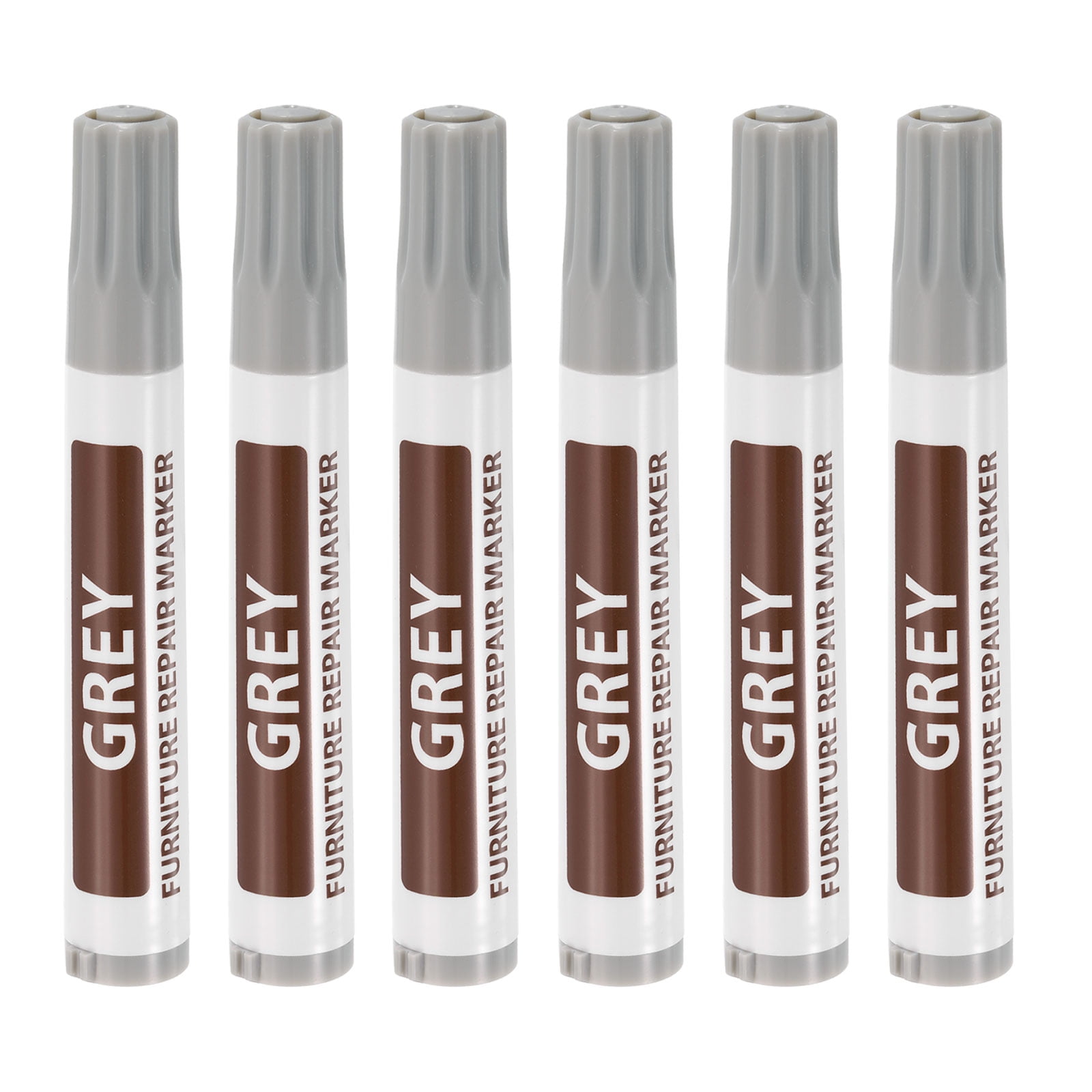 Uxcell Furniture Repair Wood Markers 6 Pack Grey Touch Up Filler Sticks ...