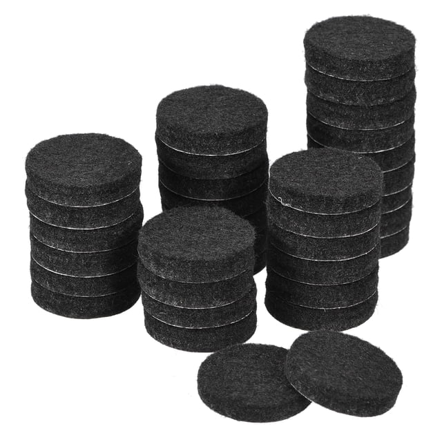 Uxcell Furniture Sliders, 80Pack 1'' Round Self Adhesive Felt Furniture ...