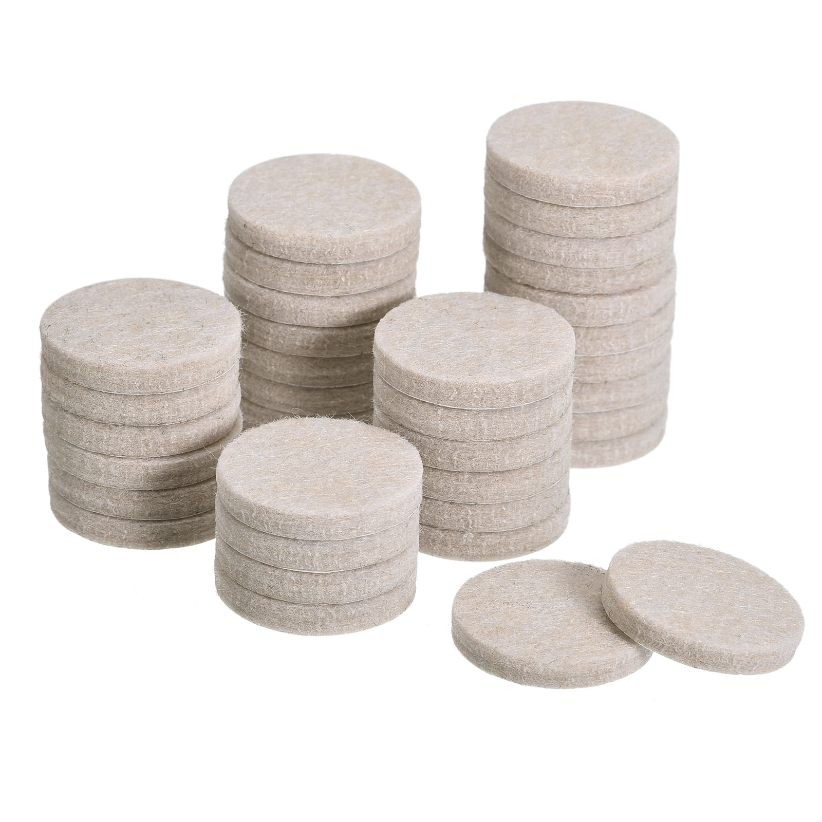 Uxcell Furniture Sliders, Round Self Adhesive Felt Furniture Pads ...