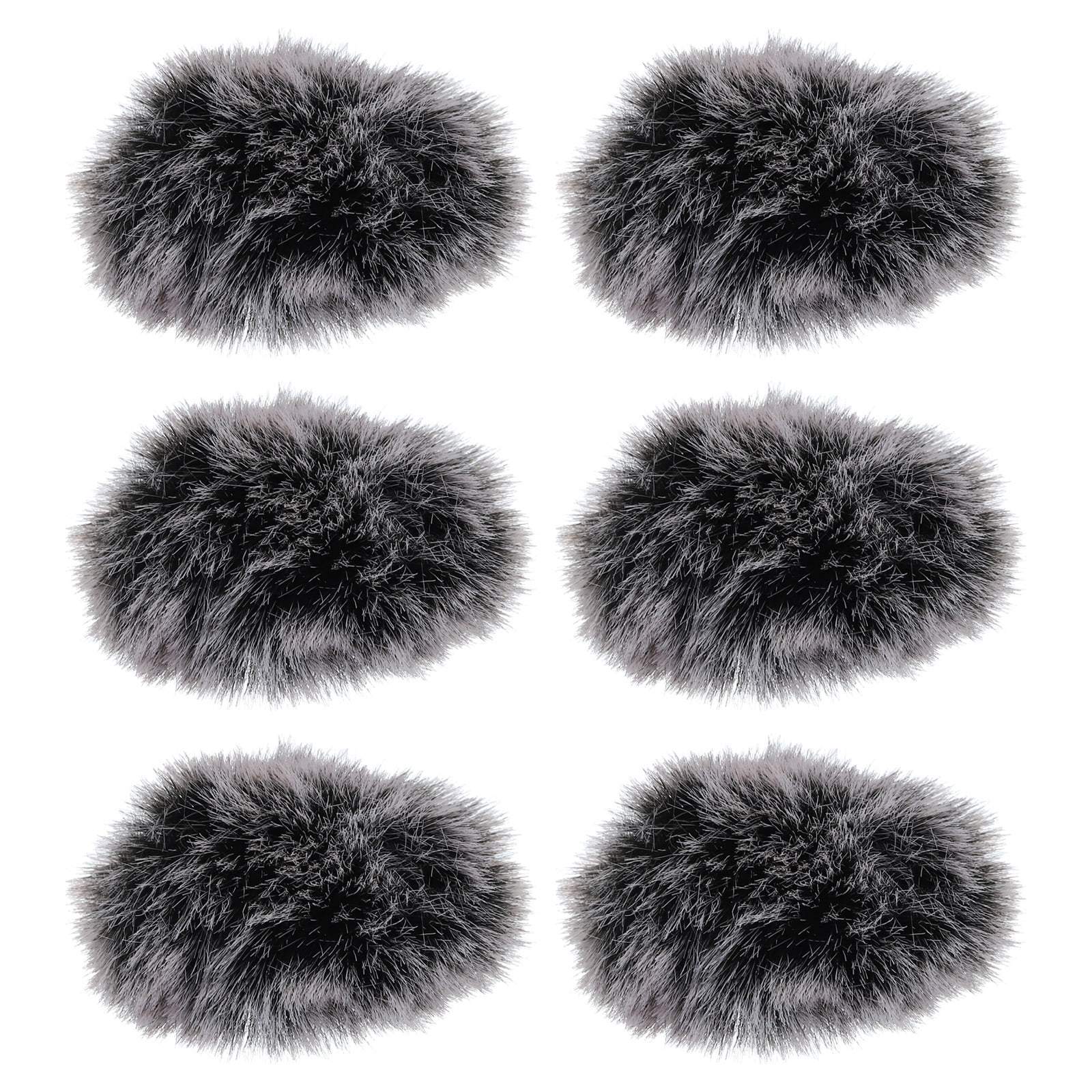 Uxcell Furry Microphone Windscreen 10mm x 55mm Mic Cover Windshield for ...
