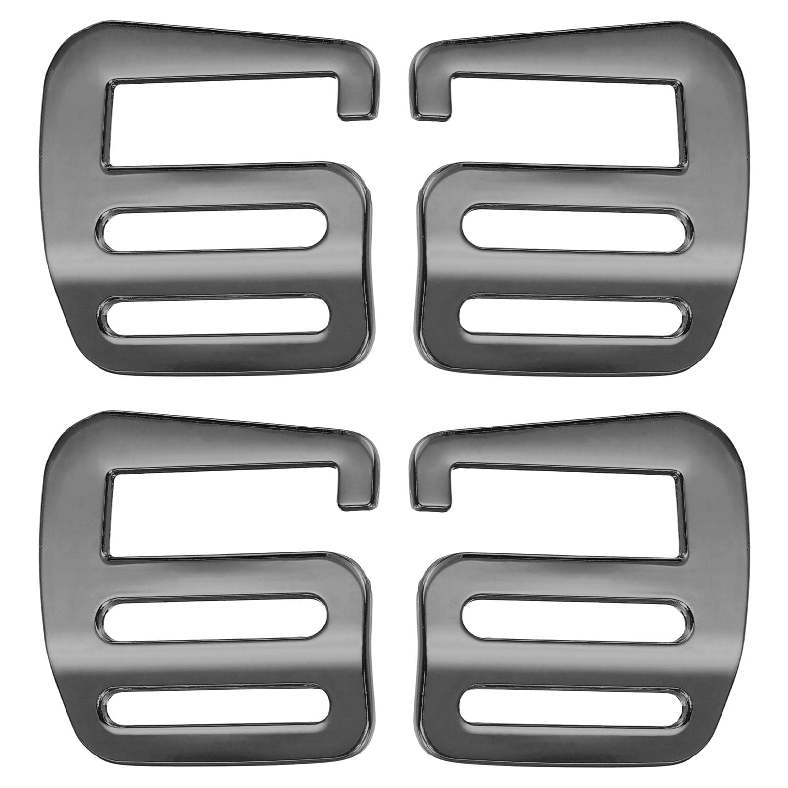 Uxcell G Hook Webbing Slide Buckles, Metal G Hooks Adjustable Buckle ...