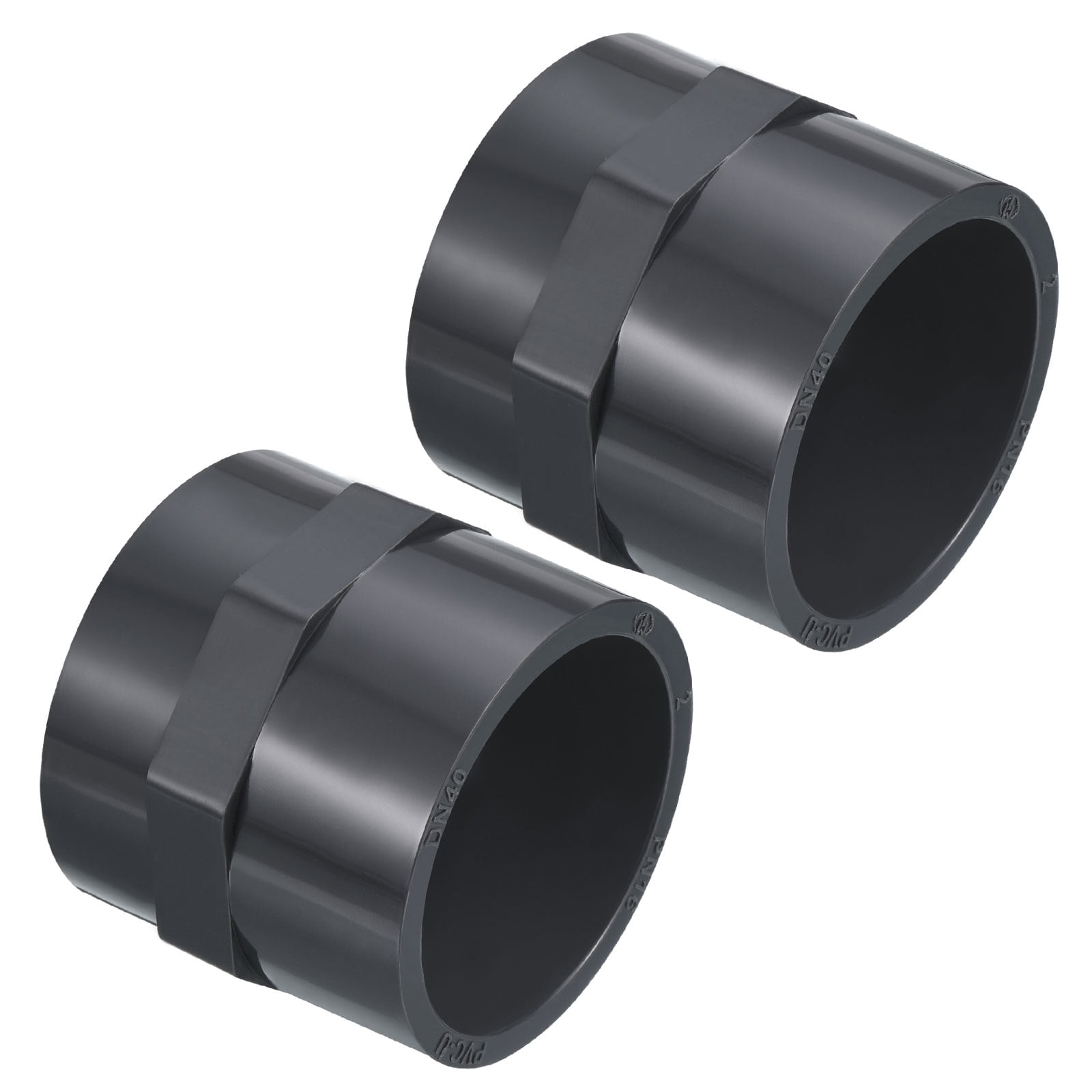 Uxcell G1 1/2 Female Thread Pipe Fitting UPVC 1-1/2" Socket Straight ...