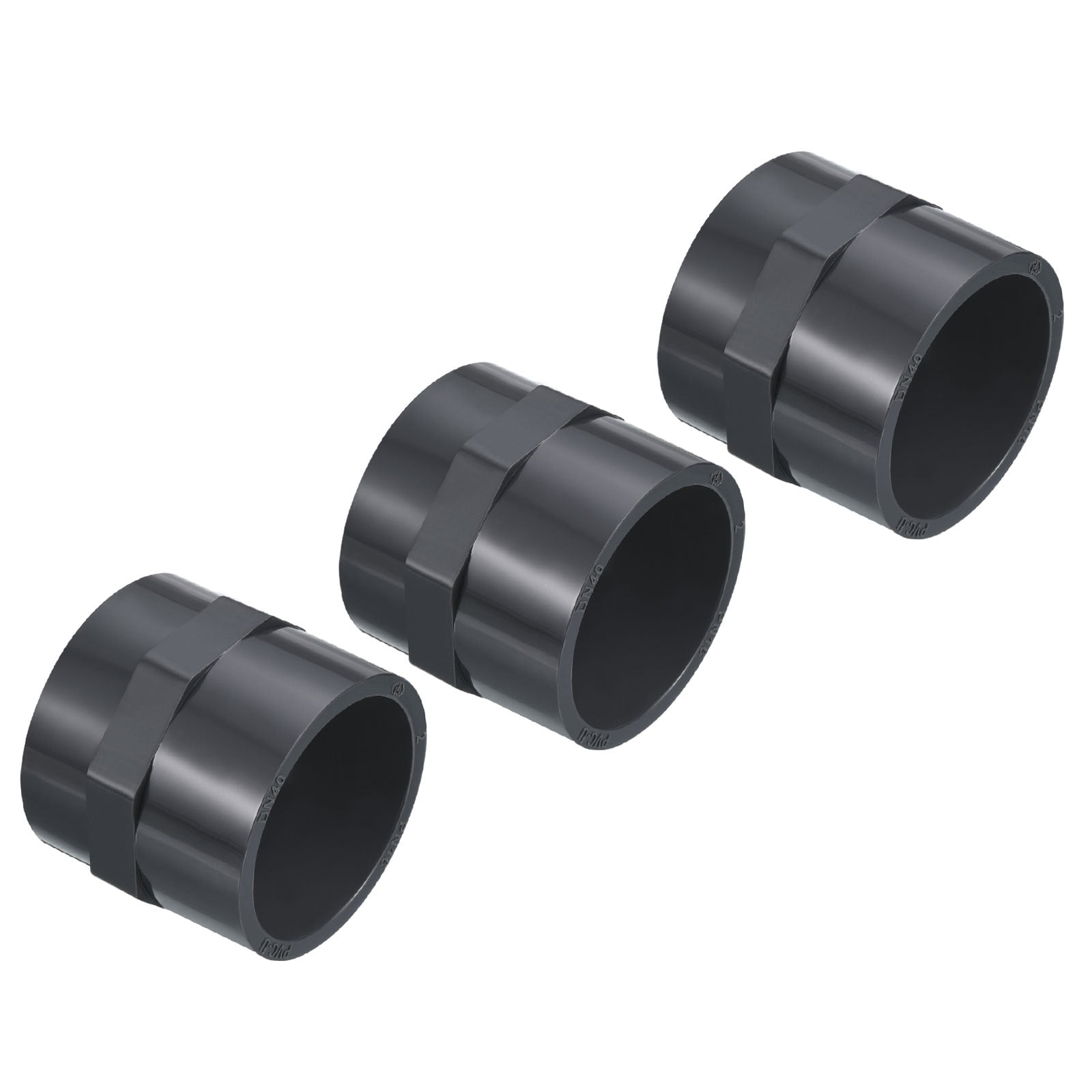 Uxcell G1 1/2 Female Thread Pipe Fitting UPVC 1-1/2" Socket Straight ...