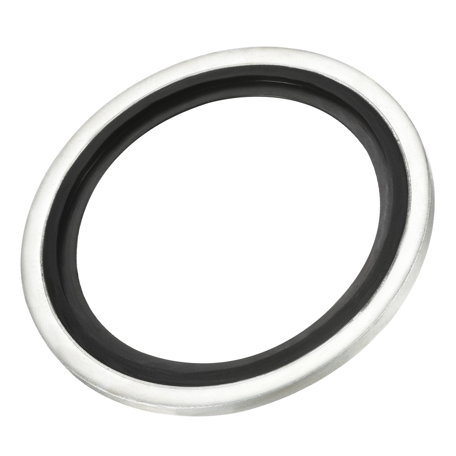 Uxcell G1-1/4 Carbon Steel Nitrile Rubber Bonded Sealing Washers, 5 ...