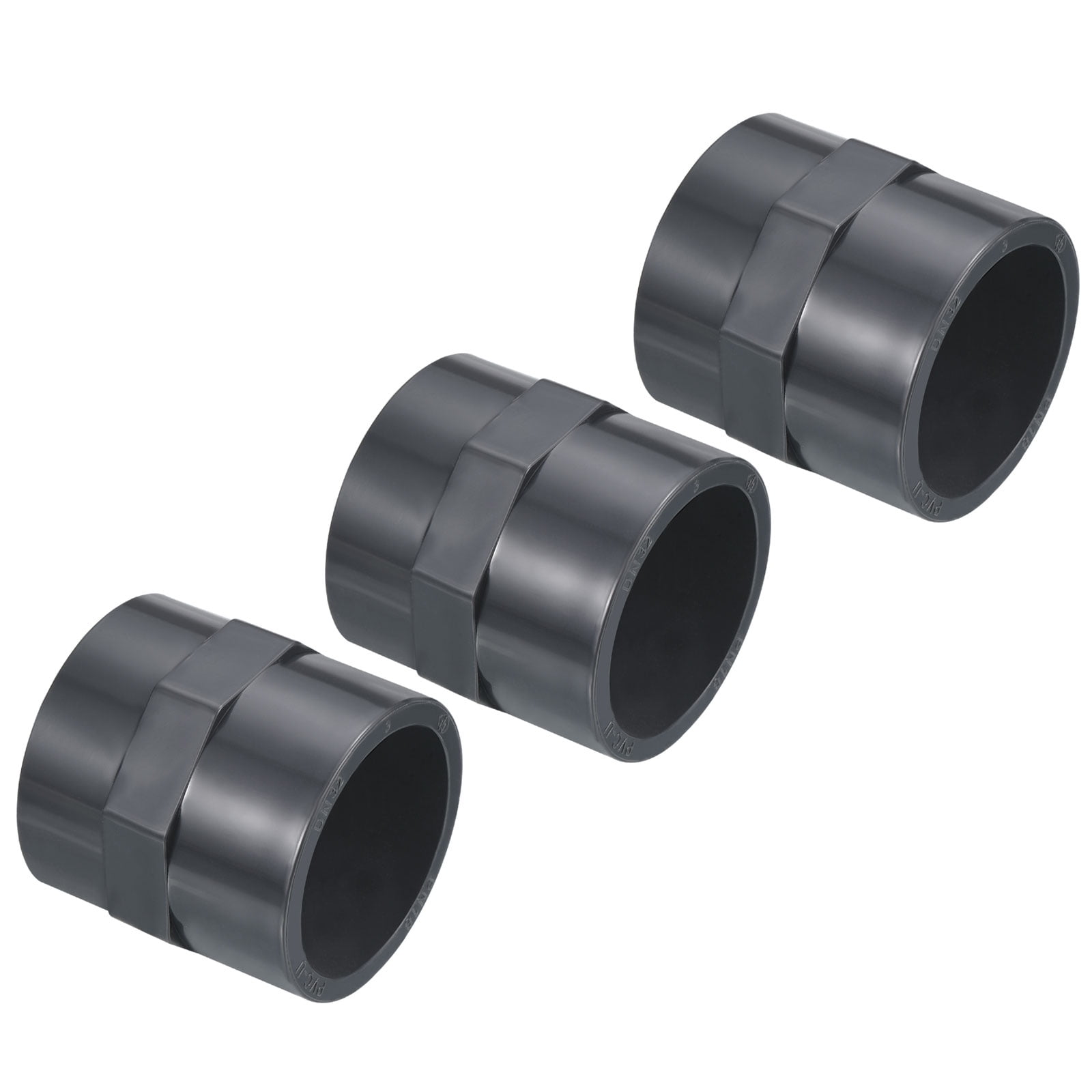 Uxcell G1 1/4 Female Thread Pipe Fitting UPVC 1-1/4" Socket Straight ...