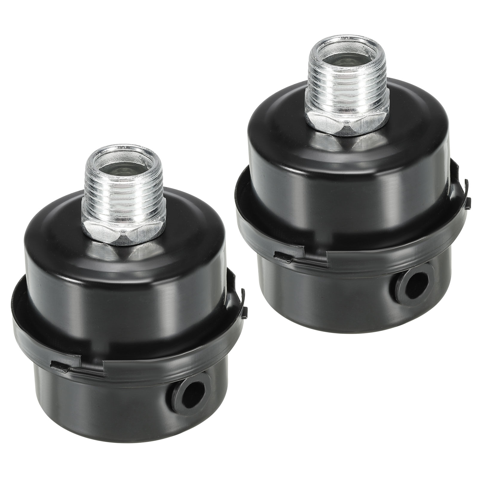 Uxcell G1/2 Air Compressor Silencers Filter, 2 Pack Intake Muffler ...