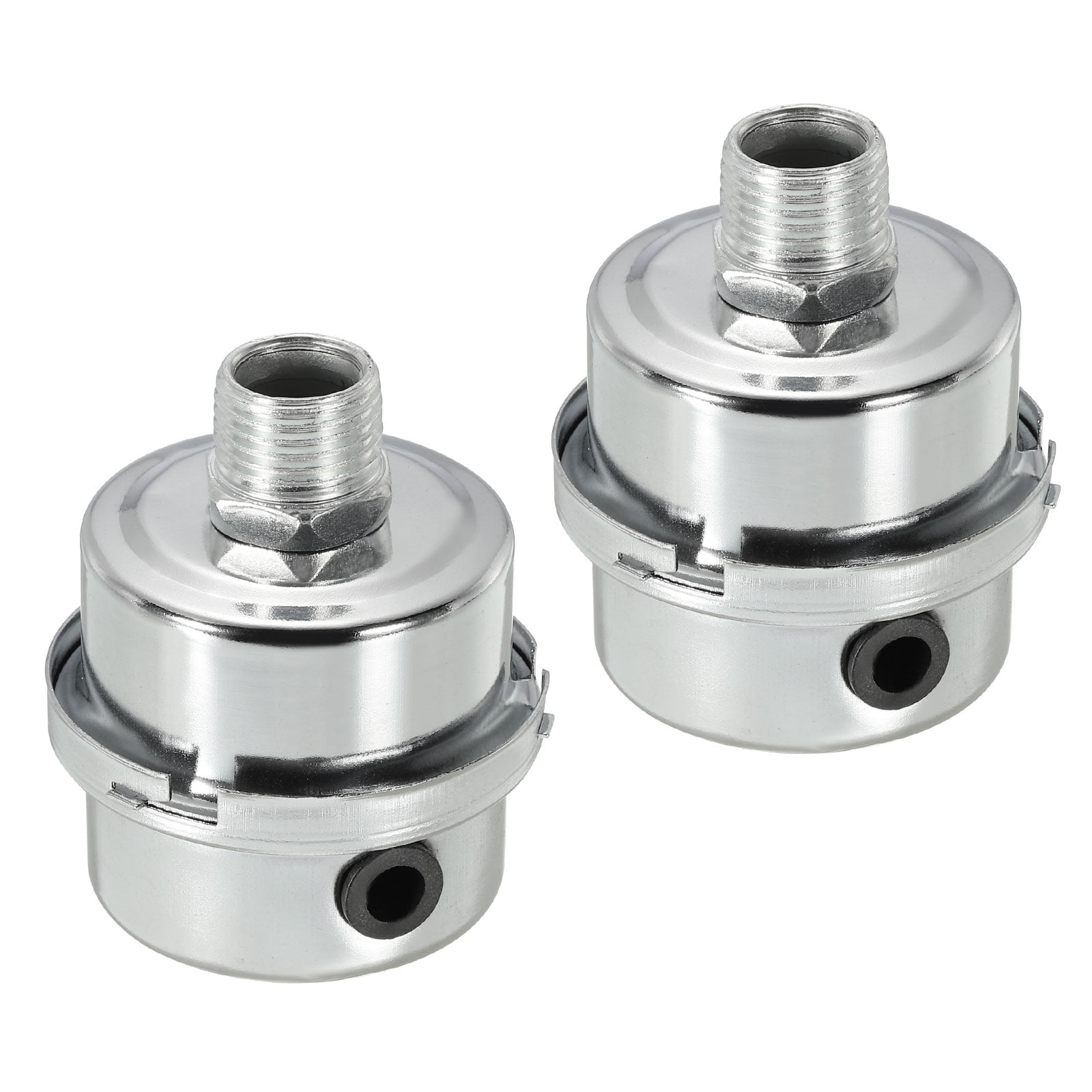 Uxcell G1/2 Air Compressor Silencers Filter, 2 Pack Intake Muffler ...