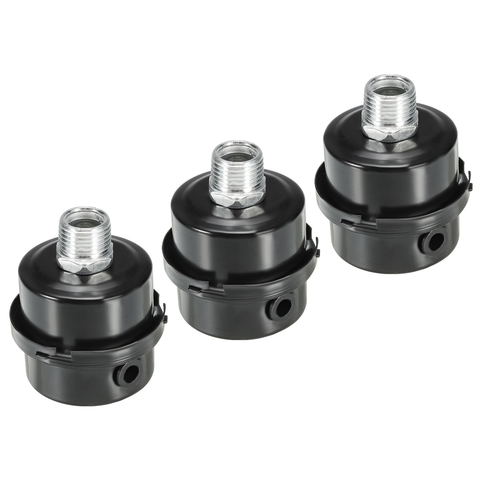 Uxcell G1/2 Air Compressor Silencers Filter, 3 Pack Intake Muffler ...