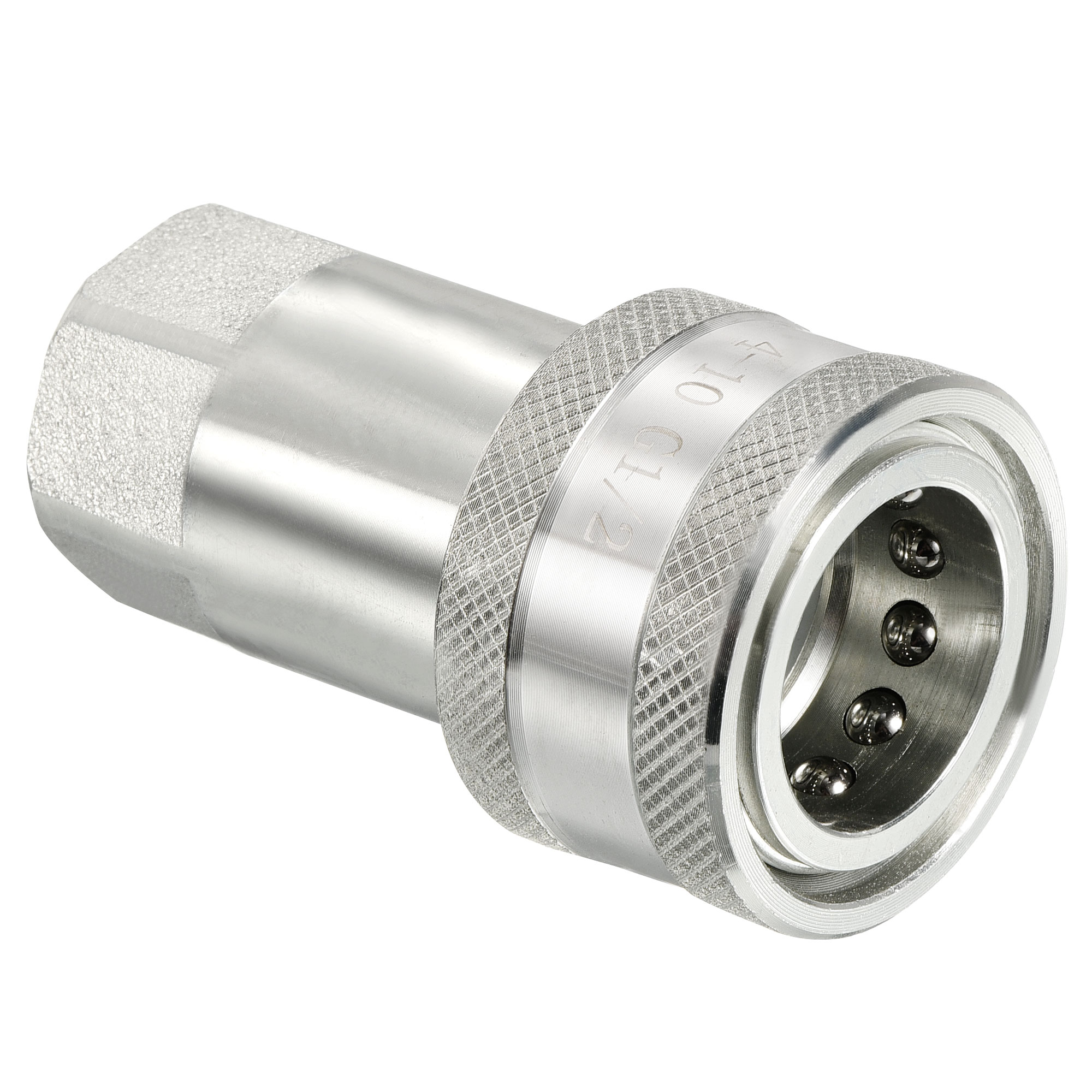 Uxcell G1/2 Female 1.57" OD Pipe Fitting Plug Adapter Hydraulic Quick ...