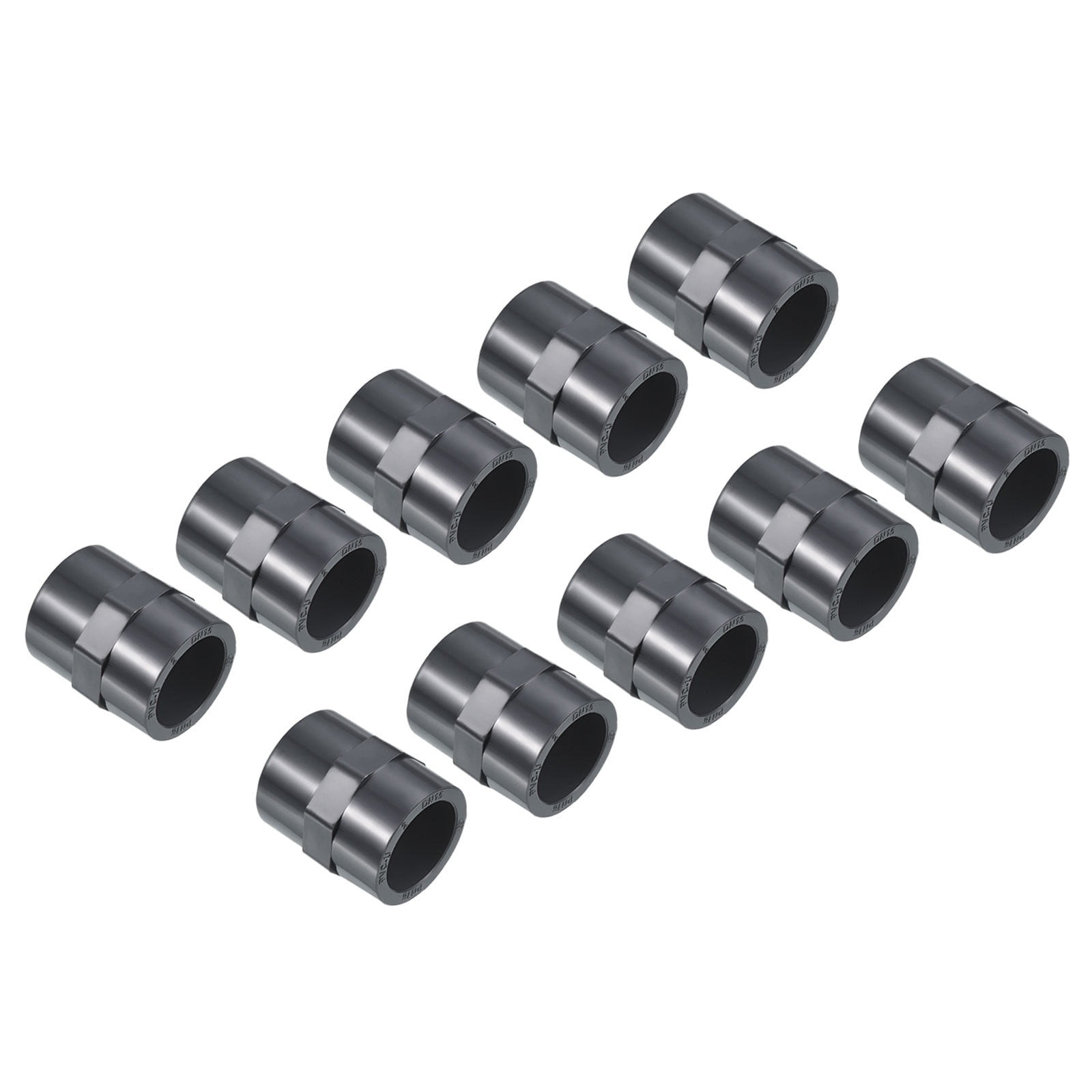 Uxcell G1/2 Female Thread Pipe Fitting UPVC 1/2" Socket Straight Tube ...