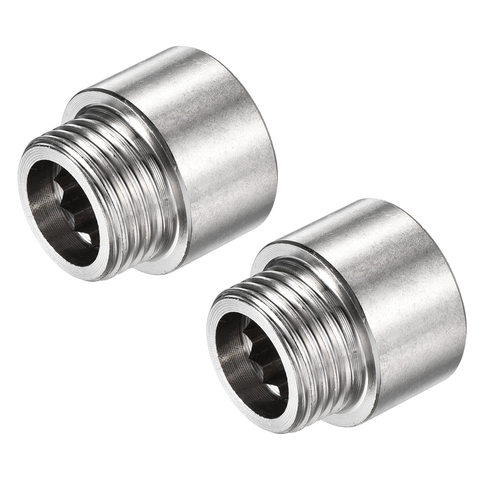 Uxcell G1/2 Female to G1/2 Male Thread 15mm Stainless Steel Extension ...