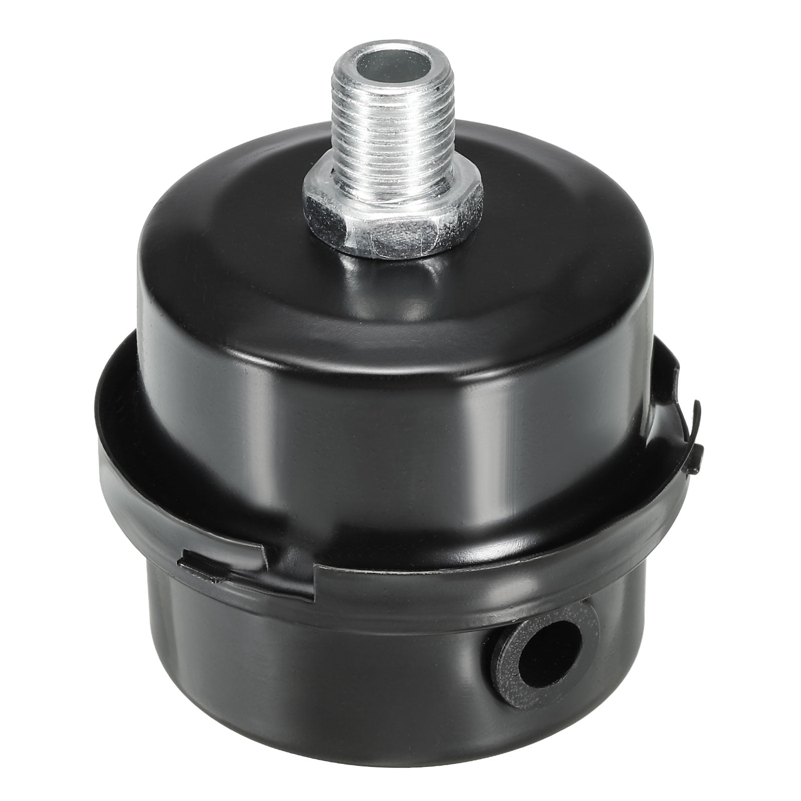 Uxcell G1/4 Air Compressor Silencers Filter, Intake Muffler, Black ...