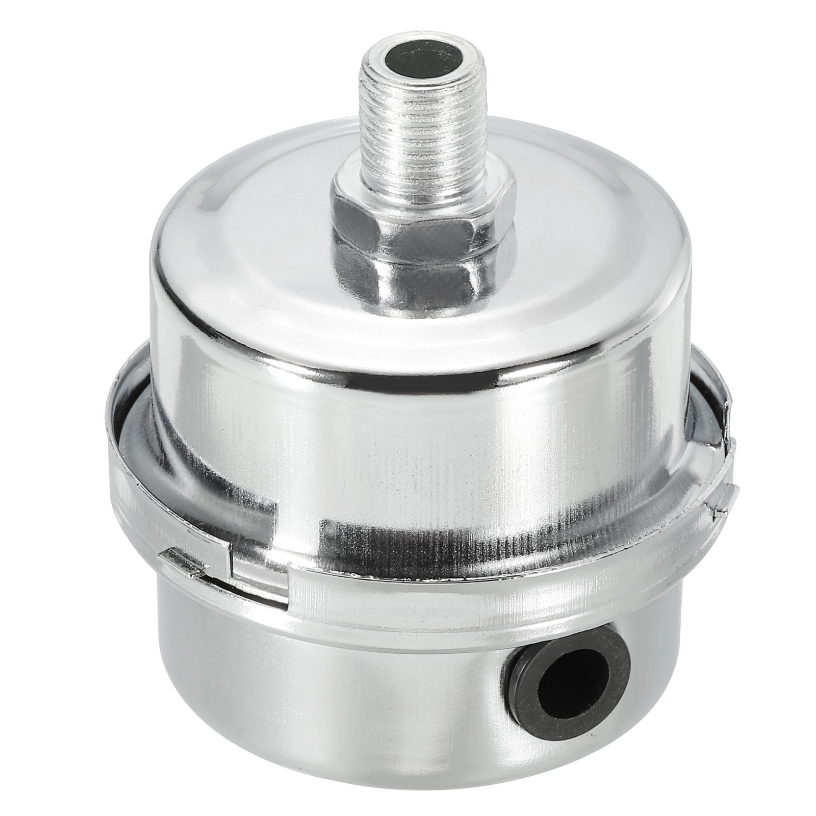 Uxcell G1/4 Air Compressor Silencers Filter, Intake Muffler, Silver ...