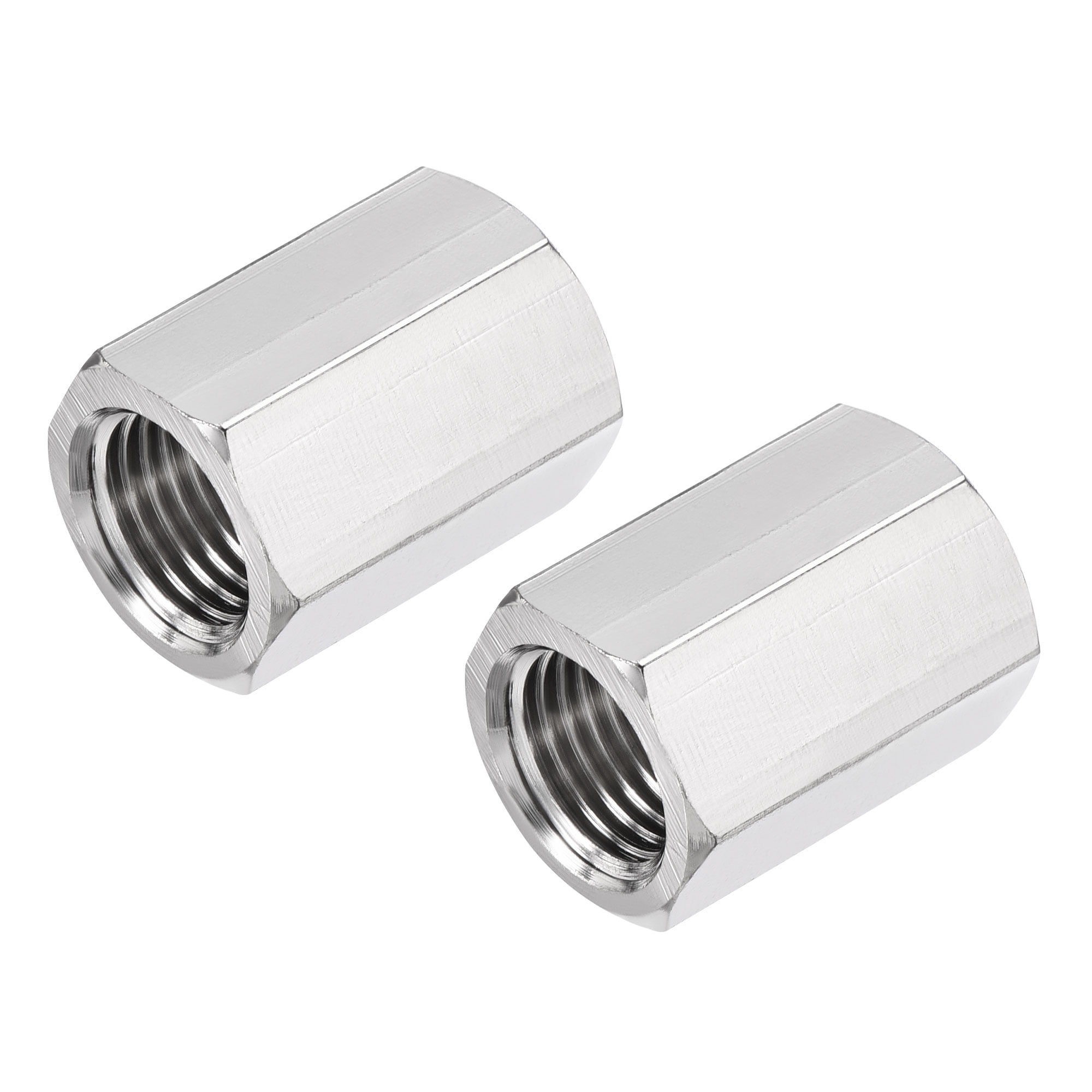 Uxcell G1/4 Female Thread Nickel Plated Copper Hex Pipe Coupling ...