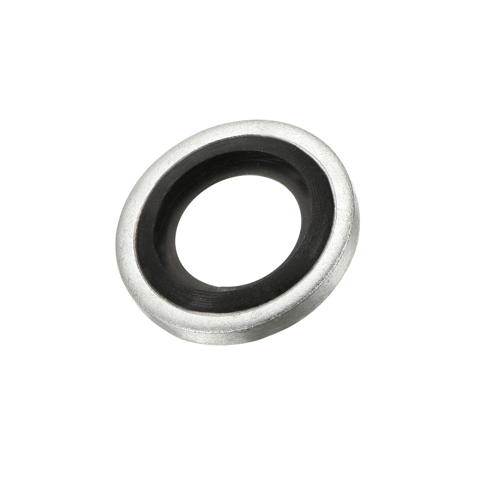 Uxcell G1/8 Carbon Steel Nitrile Rubber Bonded Sealing Washers, 5 Pack ...