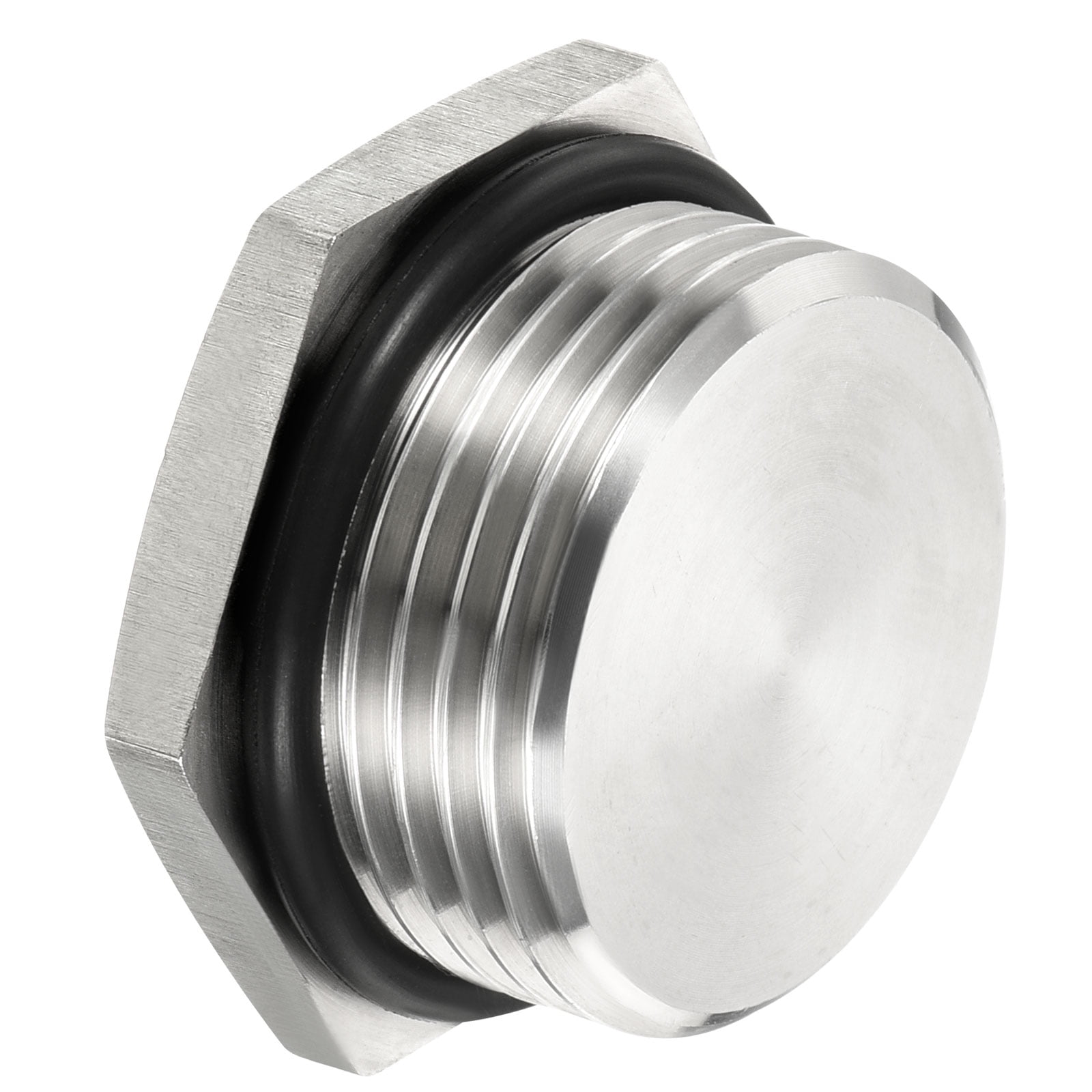 Uxcell G1 Male Plug Stainless Steel Thread Hex Head Socket Pipe Fitting ...