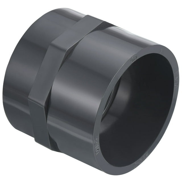 Uxcell G2 1/2 Female Thread Pipe Fitting UPVC 2-1/2" Socket Straight ...